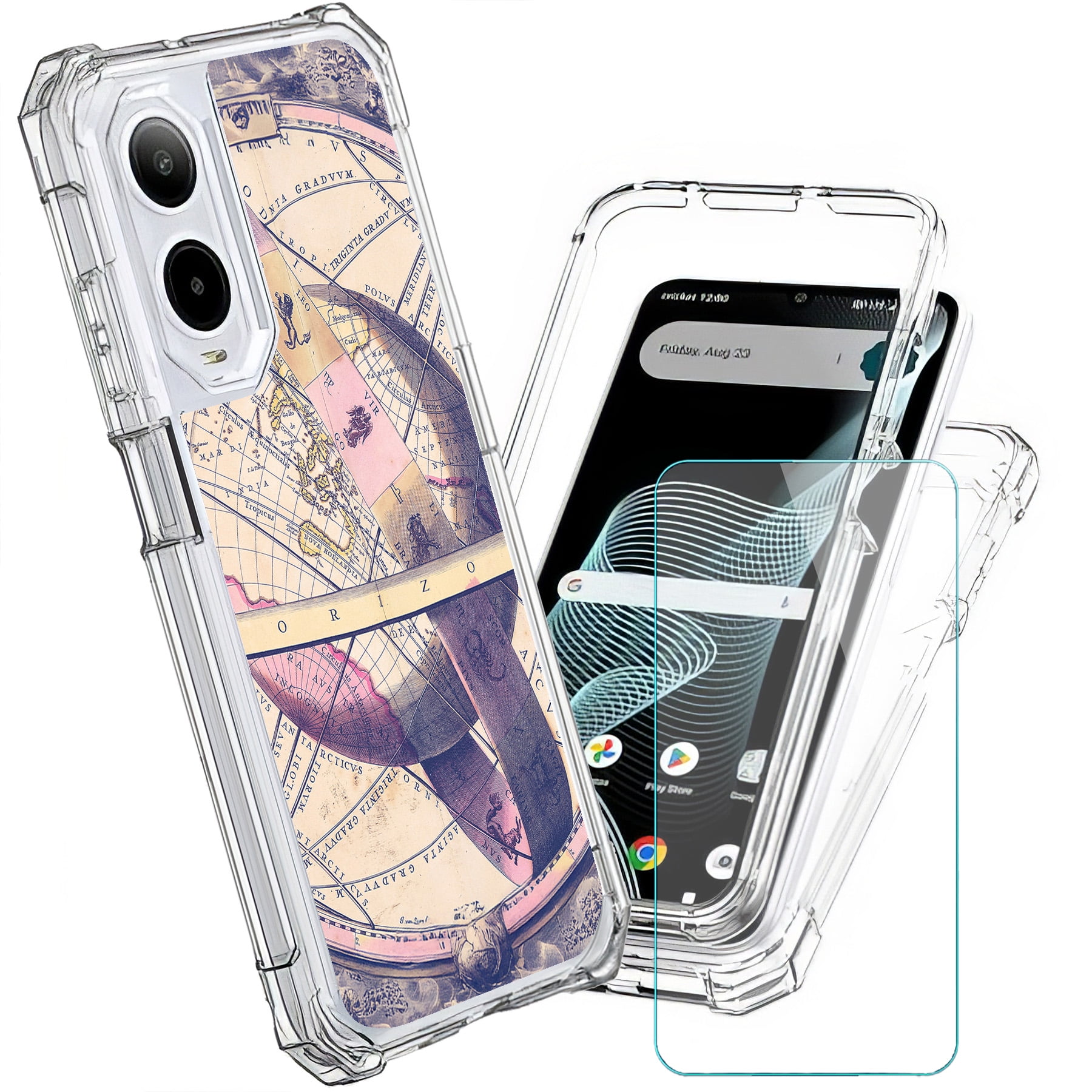 TalkingCase Full Body Phone Case Compatible for Cricket Debut S3/AT&T Vista 2(Not Debut S2 ...