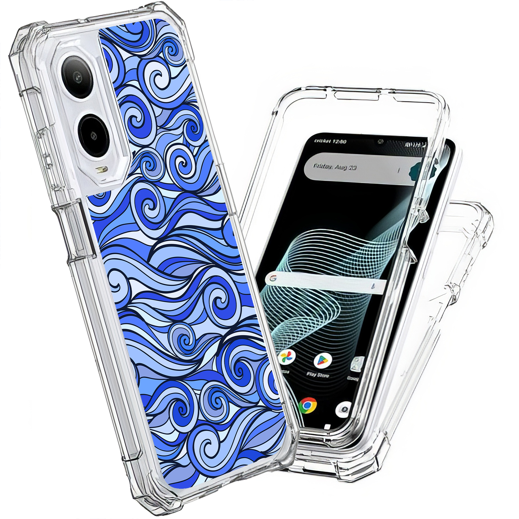 TalkingCase Full Body Phone Case Compatible for Cricket Debut S3/AT&T ...