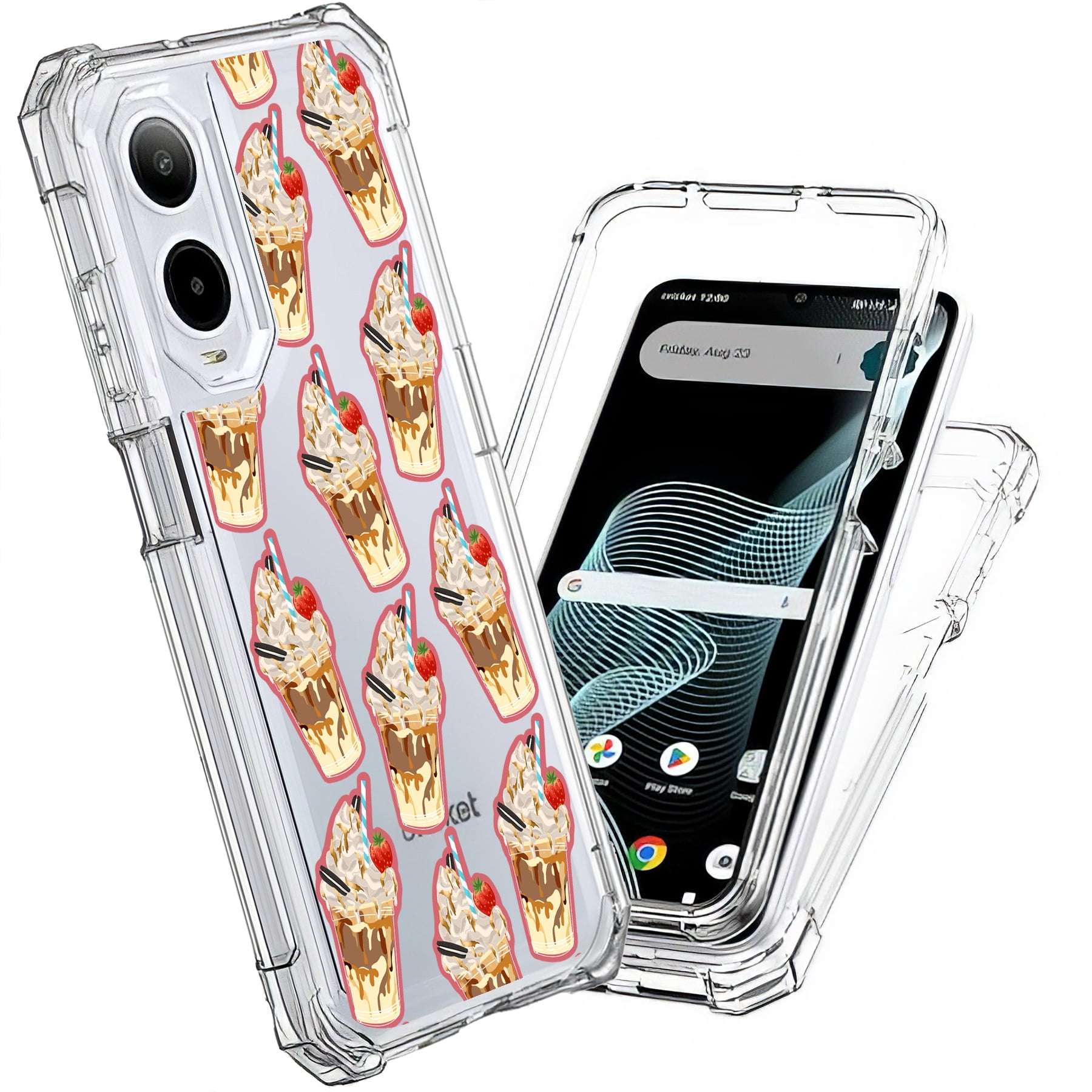 TalkingCase Full Body Phone Case Compatible for Cricket Debut S3/AT&T ...