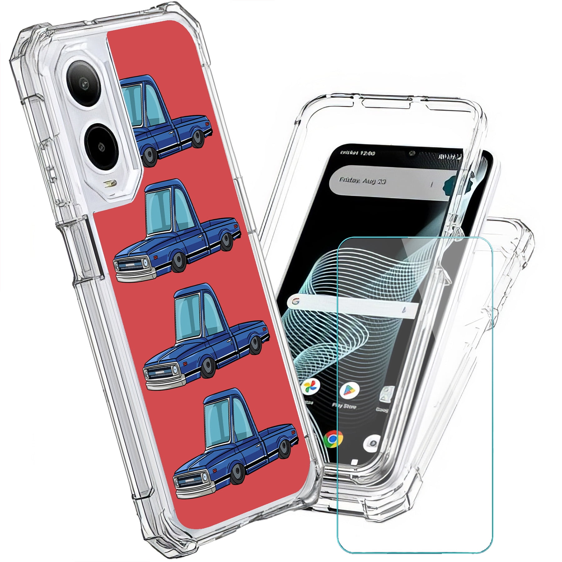 TalkingCase Full Body Phone Case Compatible for Cricket Debut S3/AT&T ...