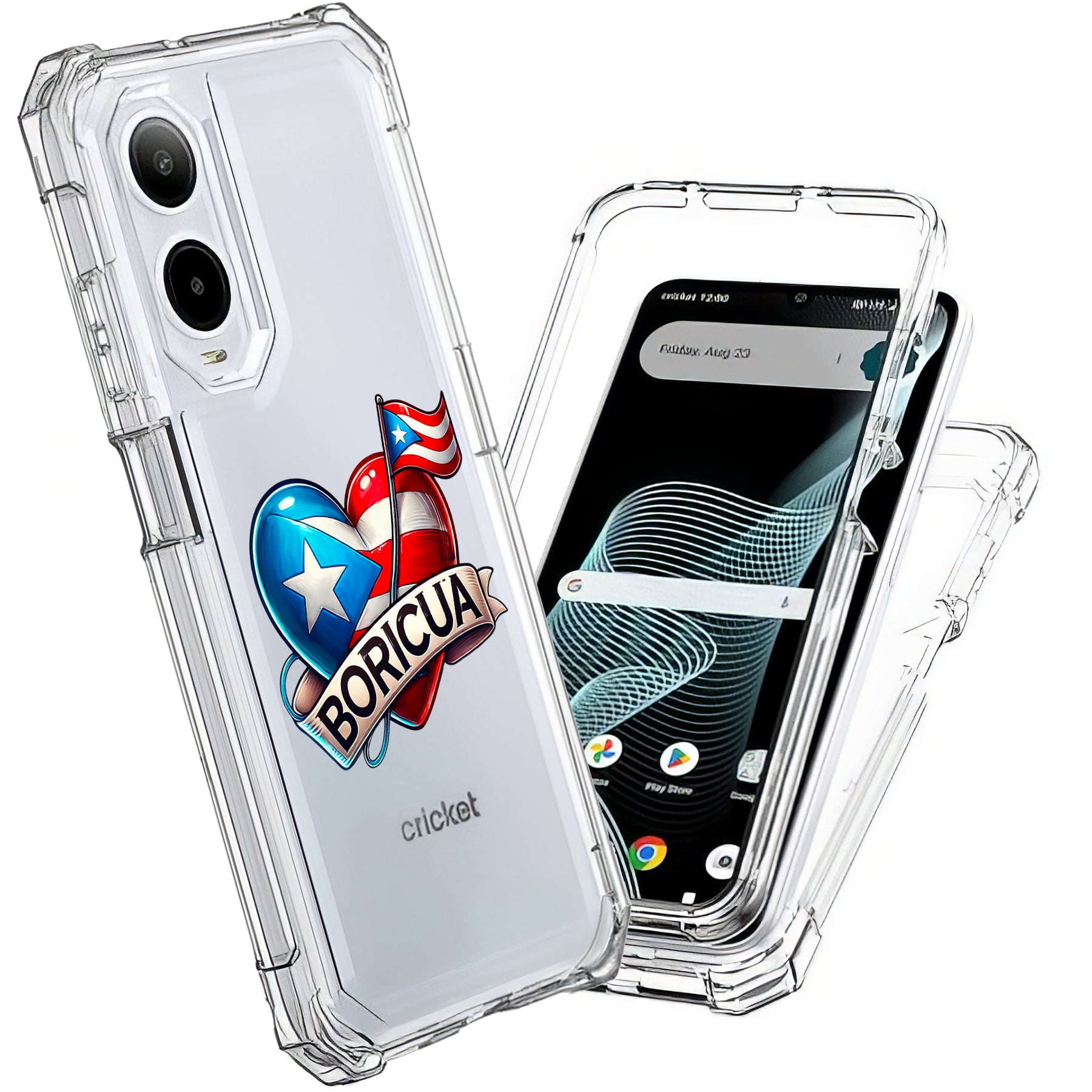 TalkingCase Full Body Phone Case Compatible for Cricket Debut S3/AT&T ...