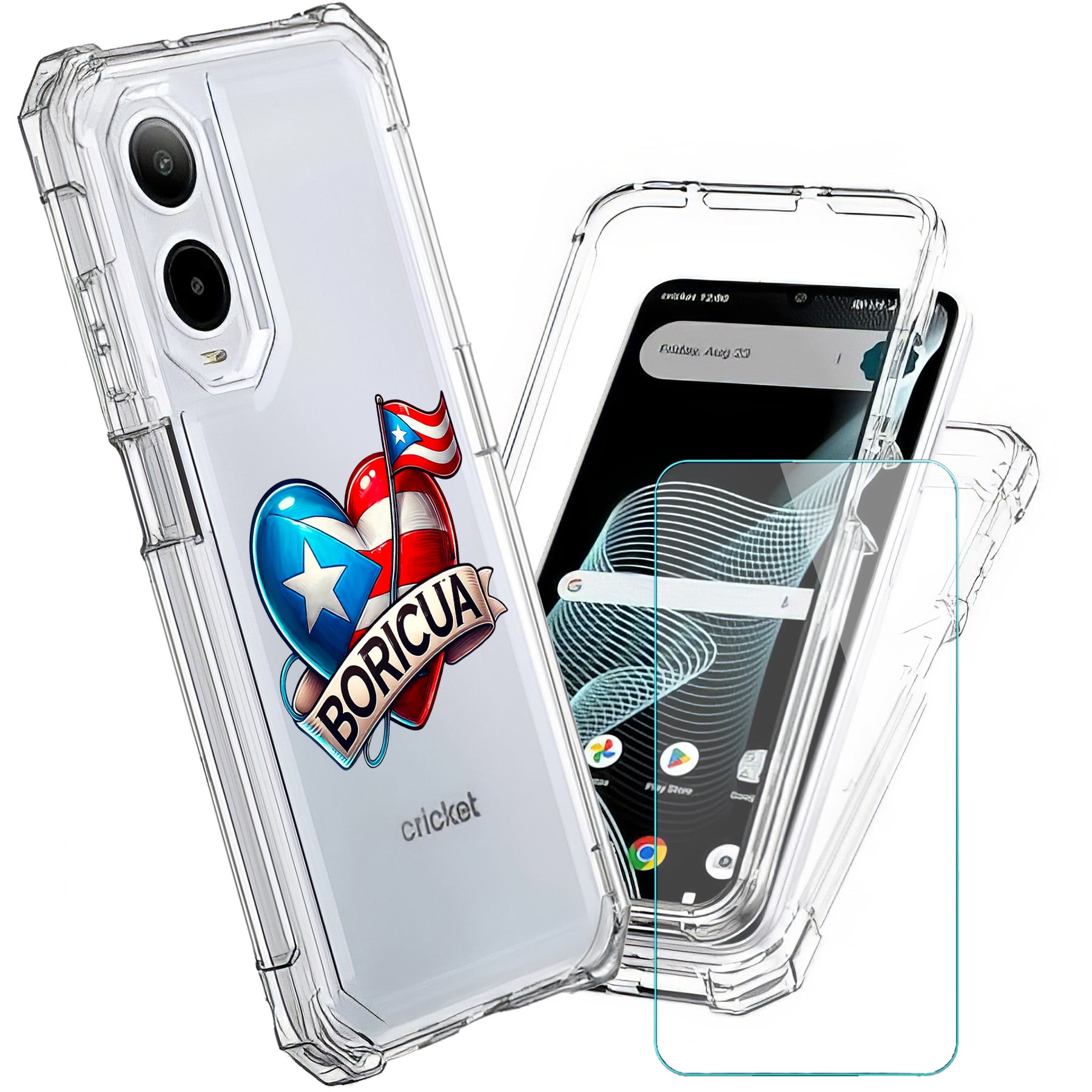 TalkingCase Full Body Phone Case Compatible for Cricket Debut S3/AT&T ...