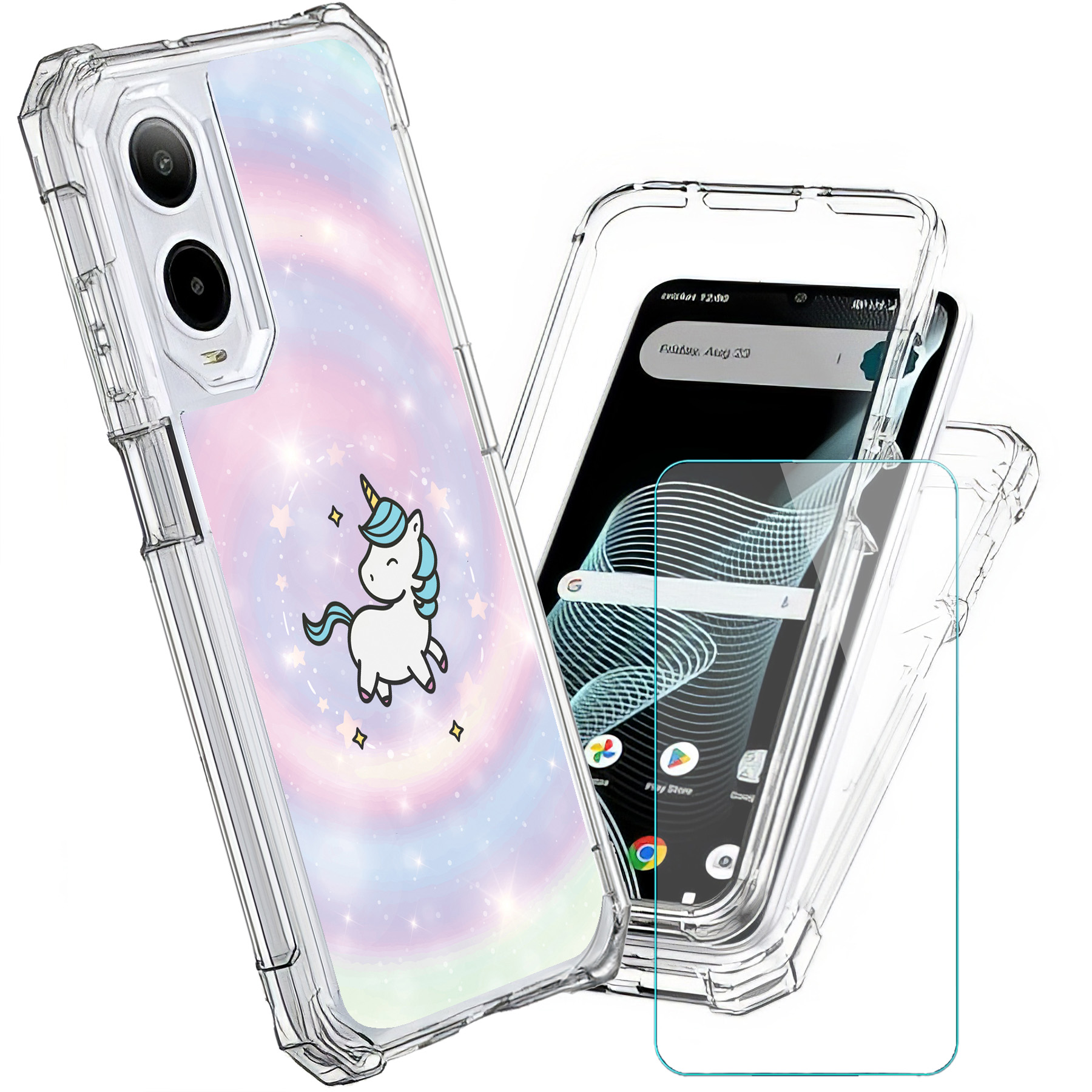 TalkingCase Full Body Phone Case Compatible for Cricket Debut S3/AT&T ...