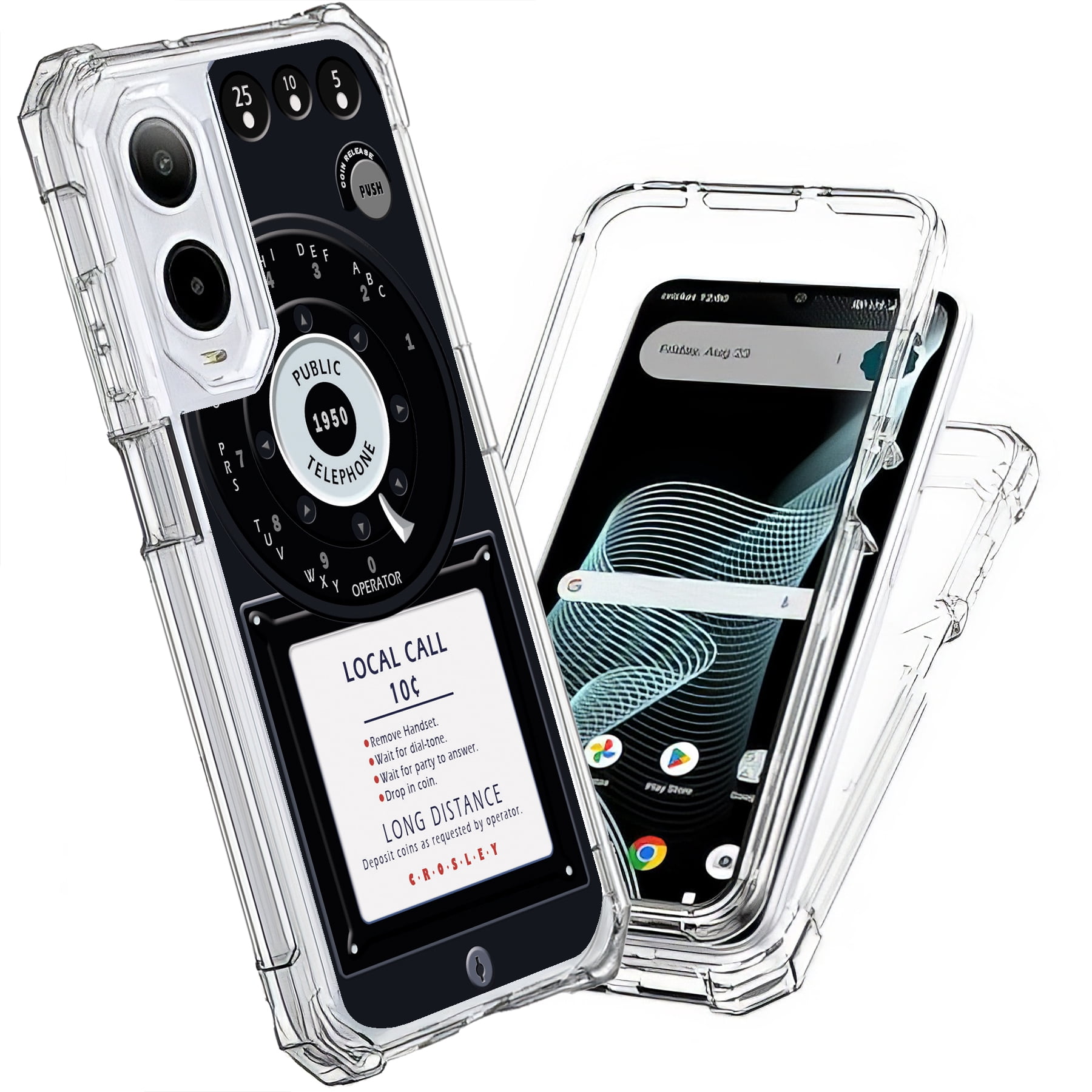 TalkingCase Full Body Phone Case Compatible for Cricket Debut S3/AT&T ...