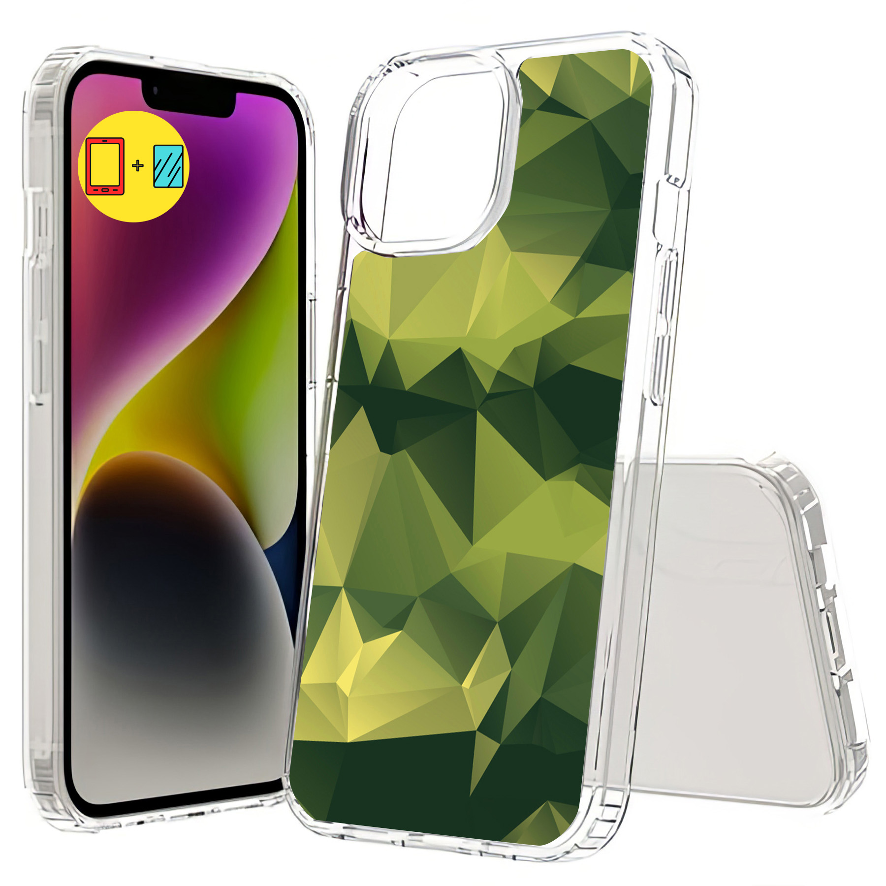TalkingCase Hybrid Phone Cover Compatible for Apple iPhone 15 ...