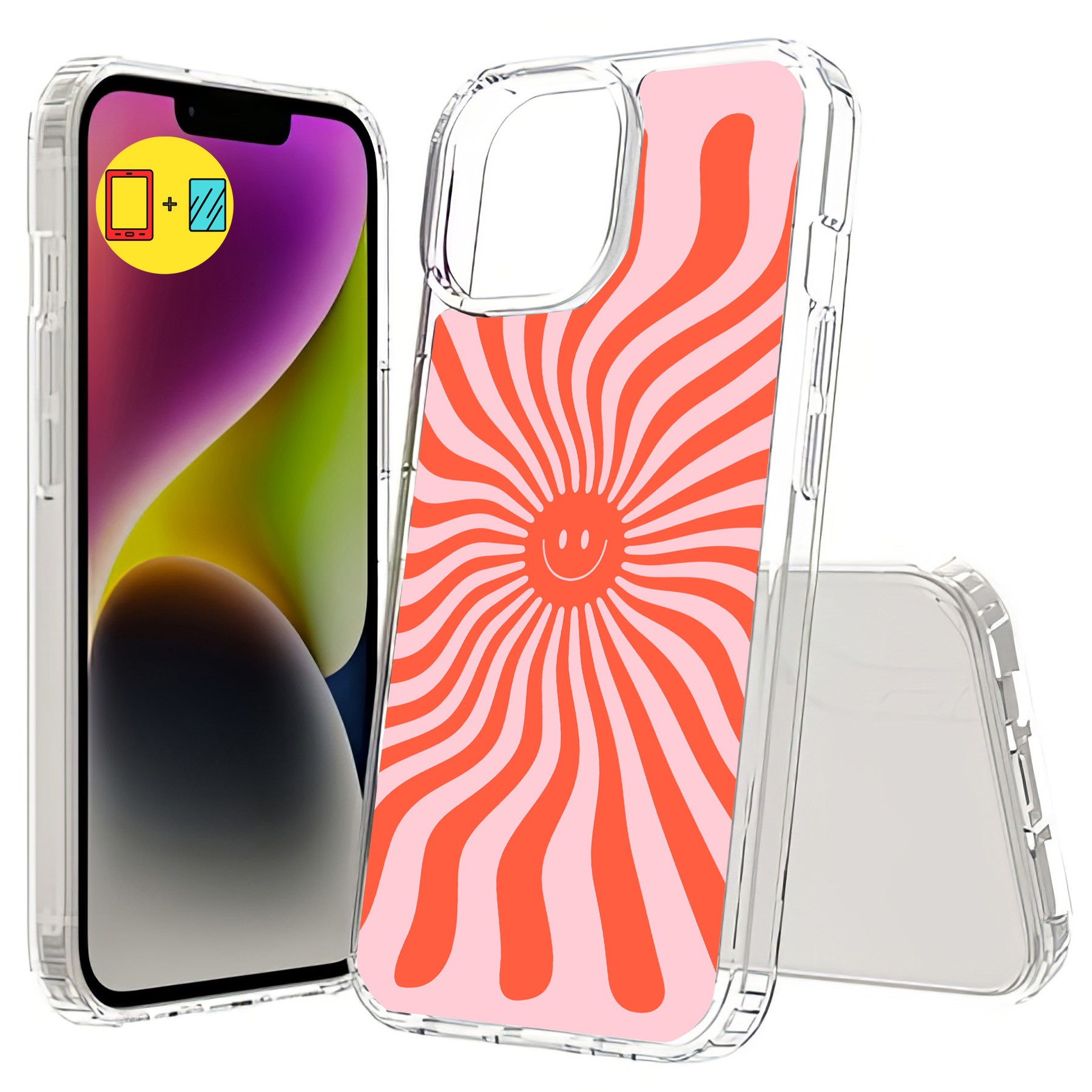 TalkingCase Hybrid Phone Cover Compatible for Apple iPhone 15, Pink ...