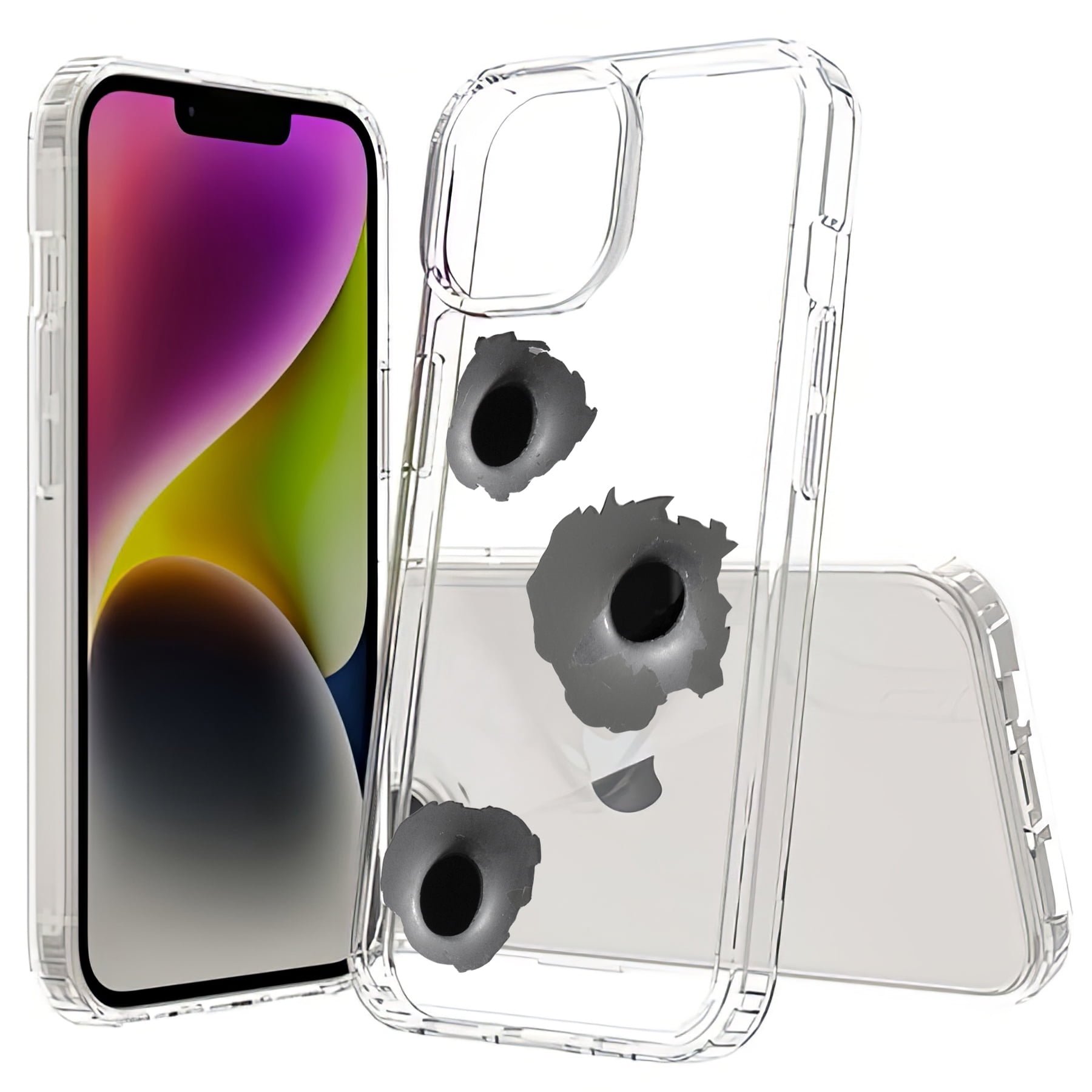 TalkingCase Hybrid Phone Cover Compatible for Apple iPhone 15, Bullet ...