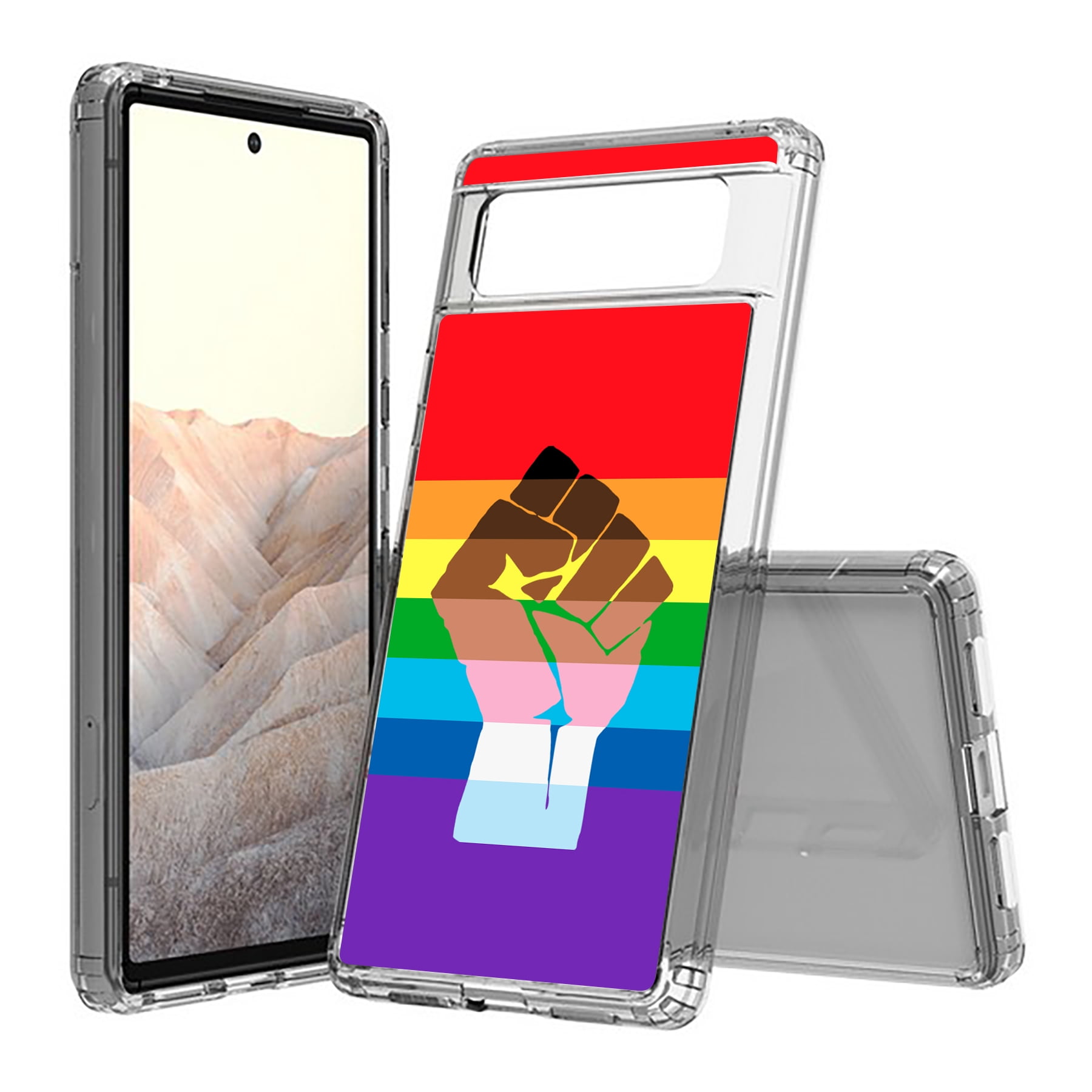 TalkingCase Hybrid Phone Cover Compatible for Google Pixel 6, BLM Pride ...