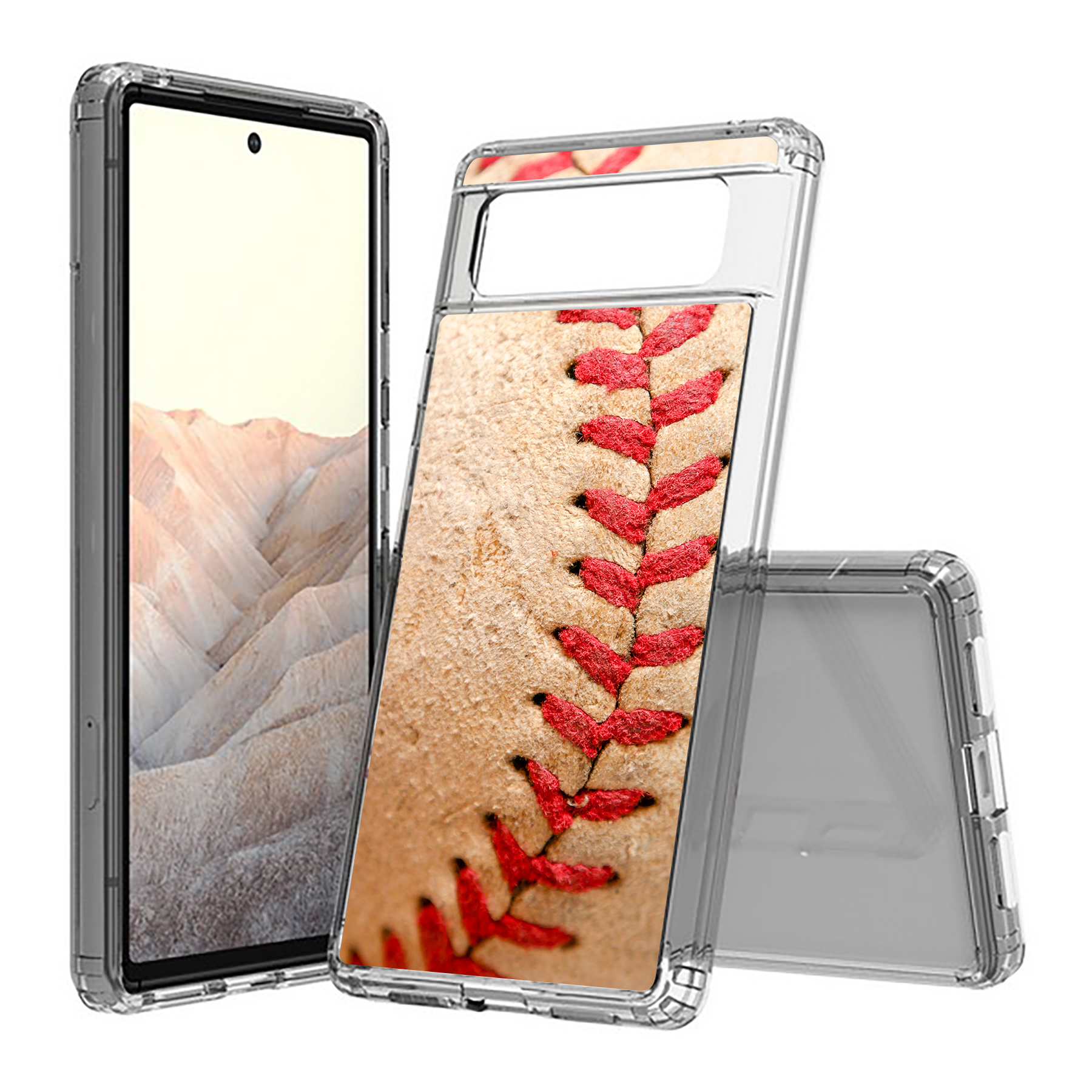 TalkingCase Hybrid Phone Cover Compatible for Google Pixel 6, Baseball ...