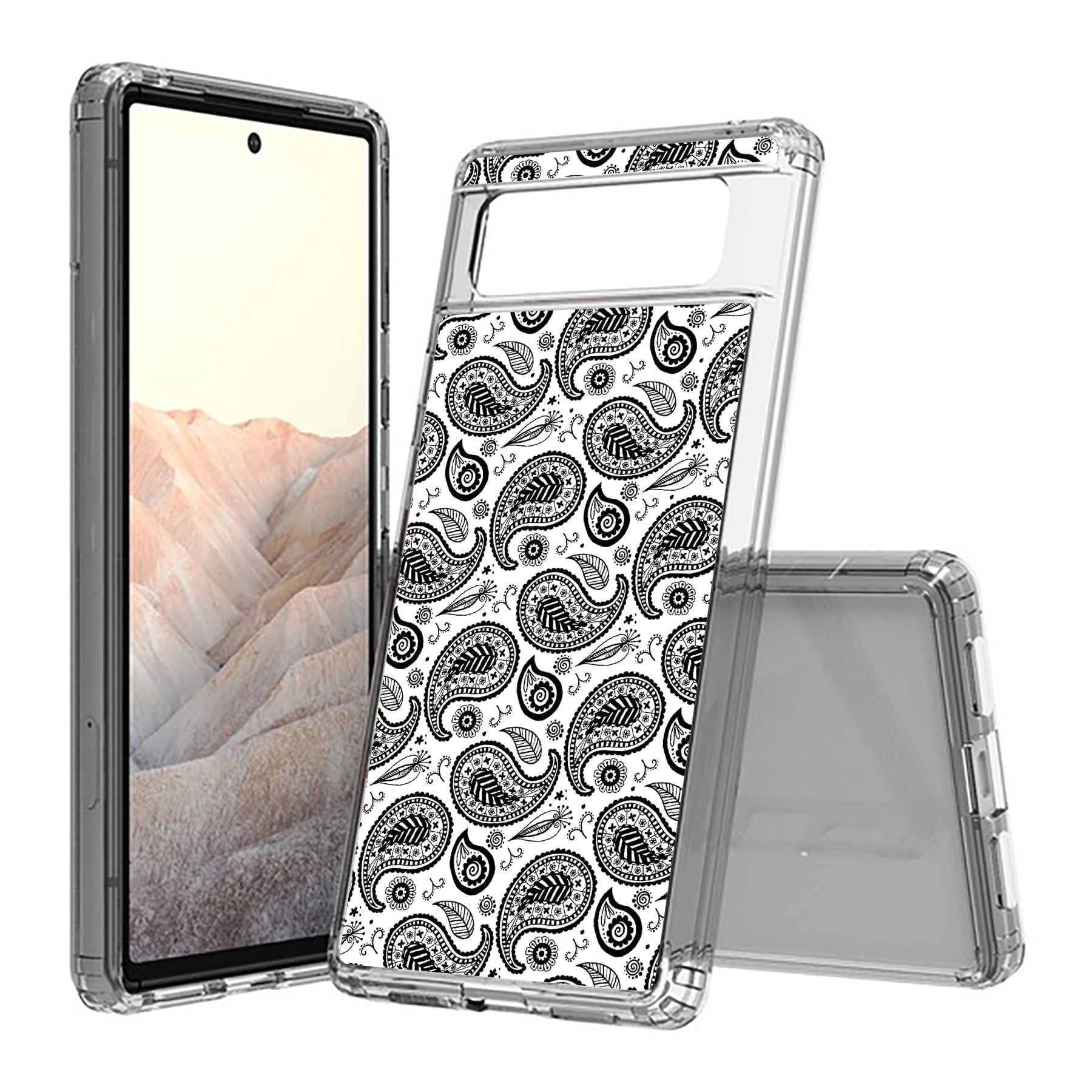 TalkingCase Hybrid Phone Cover Compatible for Google Pixel 6, Black ...