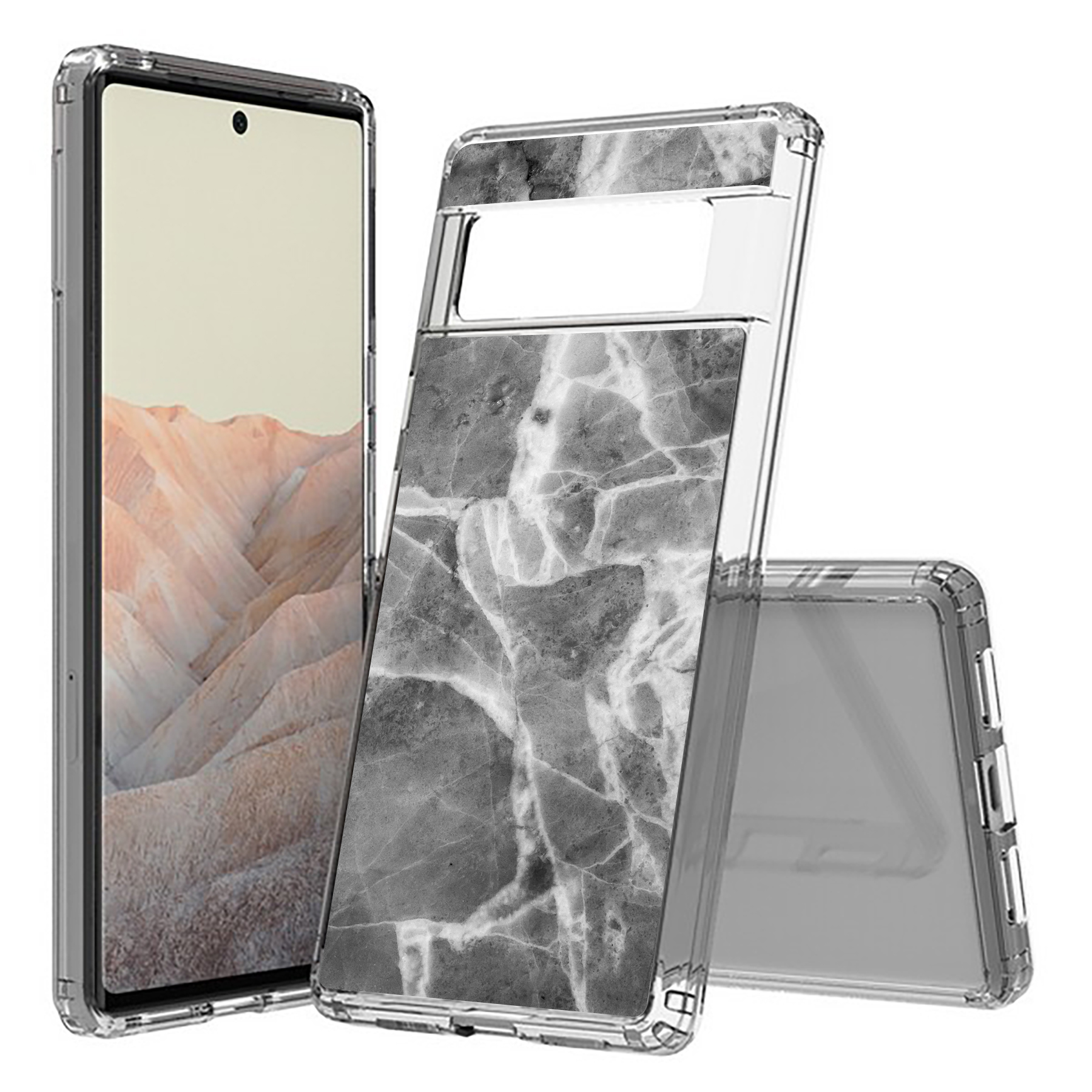 TalkingCase Hybrid Phone Cover Compatible for Google Pixel 6 Pro, Blk ...