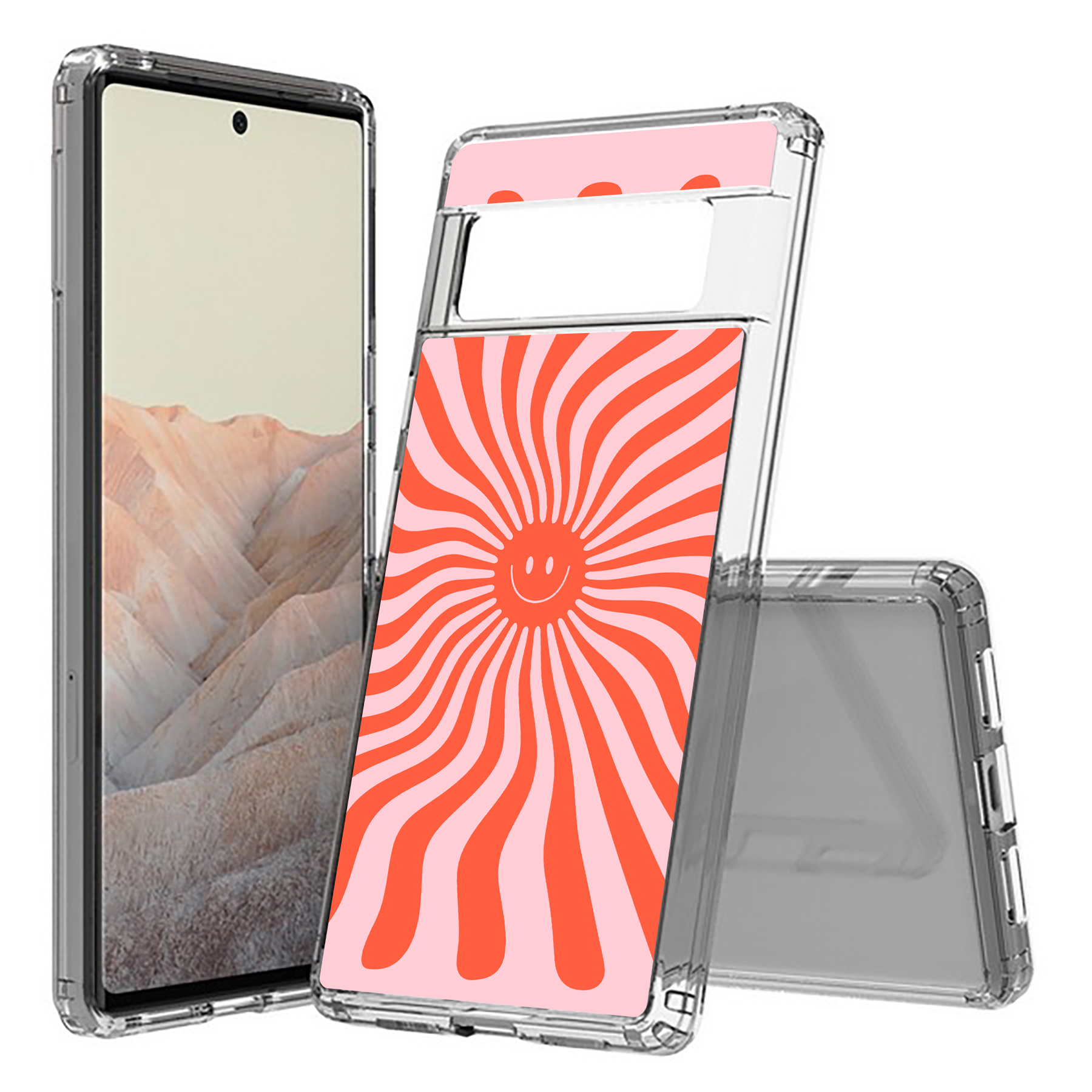 TalkingCase Hybrid Phone Cover Compatible for Google Pixel 6 Pro, Pink ...