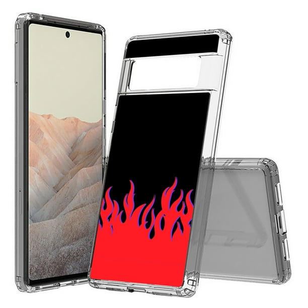 TalkingCase Hybrid Phone Cover Compatible for Google Pixel 6 Pro, Red ...