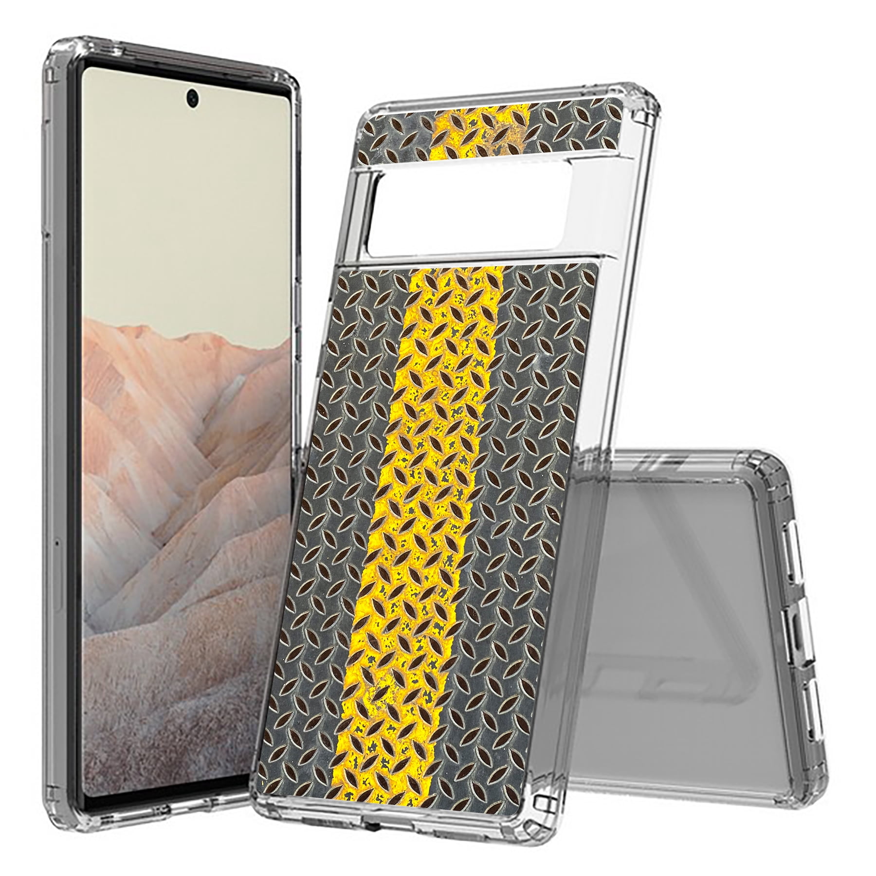 TalkingCase Hybrid Phone Cover Compatible for Google Pixel 6 Pro, Steel ...