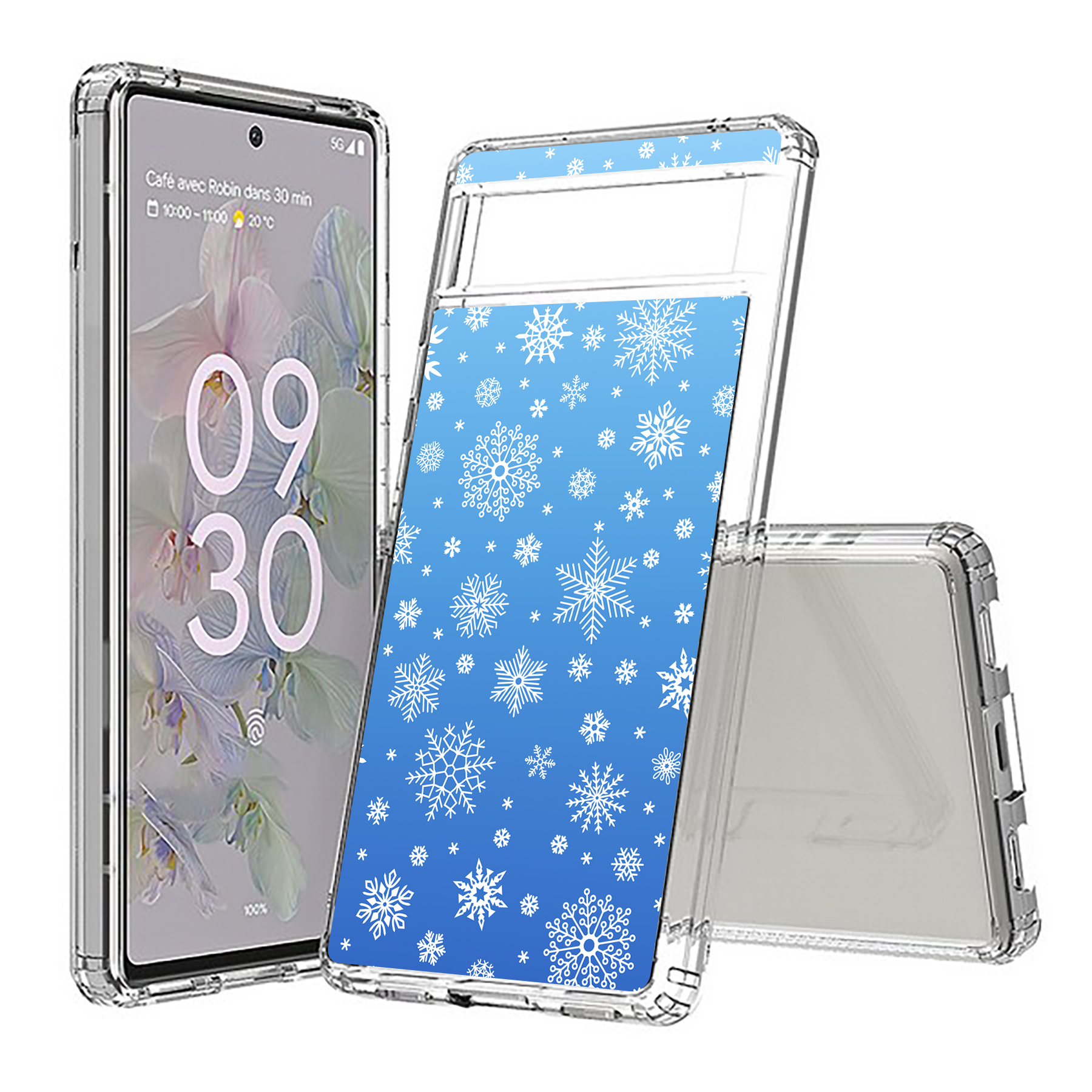 TalkingCase Hybrid Phone Cover Compatible for Google Pixel 6a, Blue ...