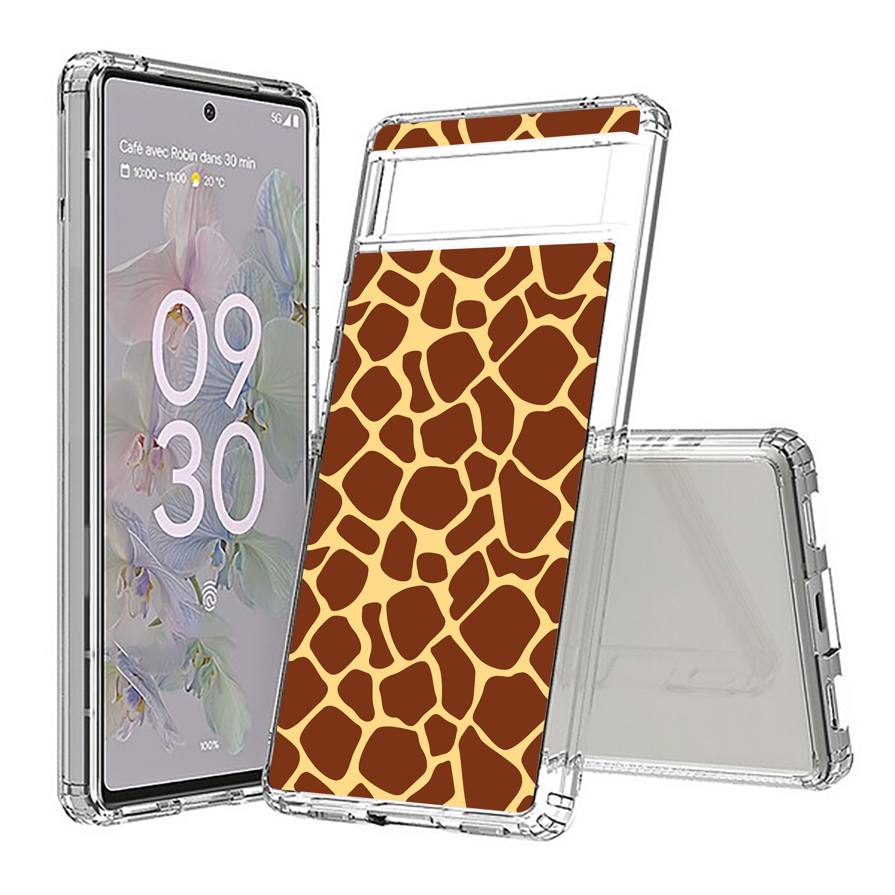 TalkingCase Hybrid Phone Cover Compatible for Google Pixel 6a, Giraffe ...