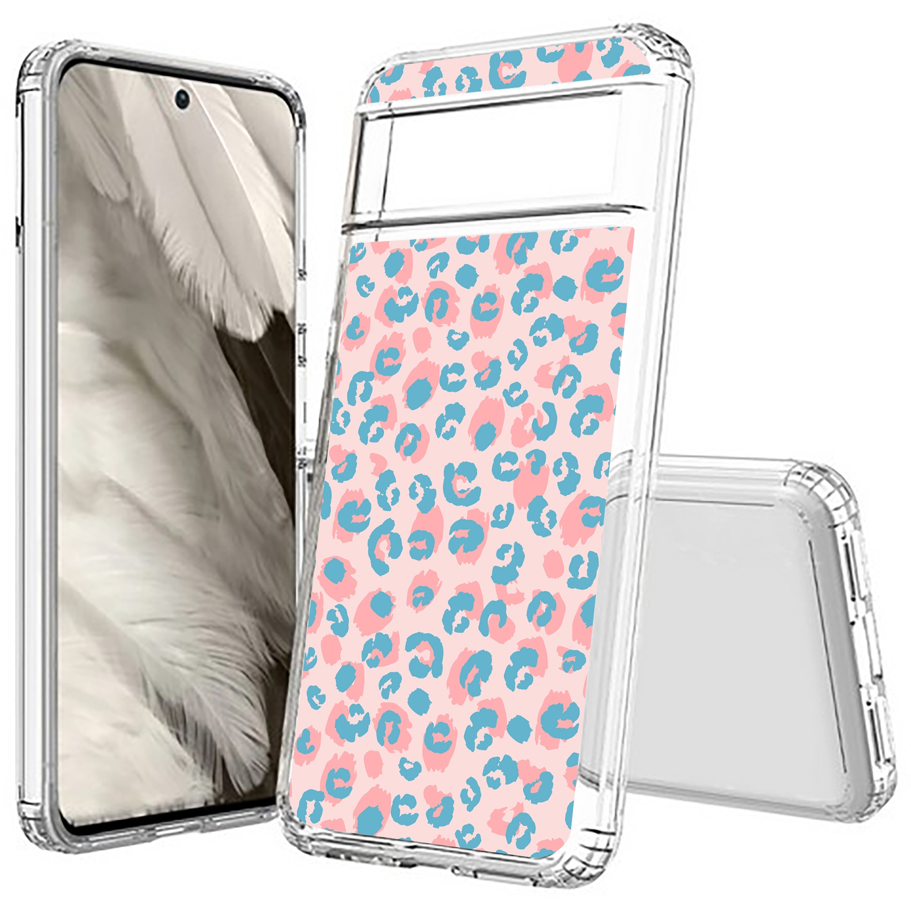 TalkingCase Hybrid Phone Cover Compatible for Google Pixel 8, Pink ...