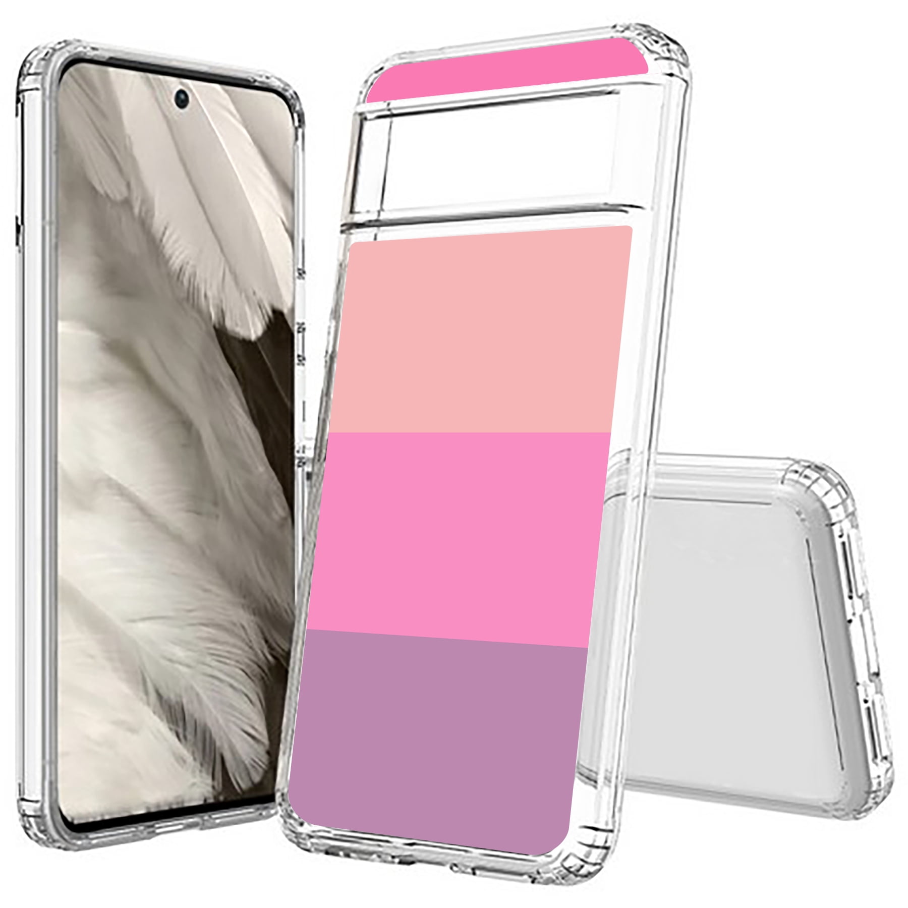 TalkingCase Hybrid Phone Cover Compatible for Google Pixel 8, Pink ...