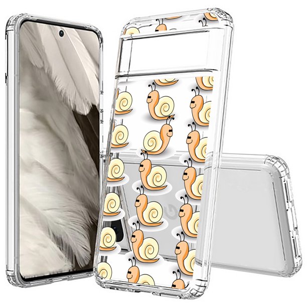 TalkingCase Hybrid Phone Cover Compatible for Google Pixel 8, Snail One ...