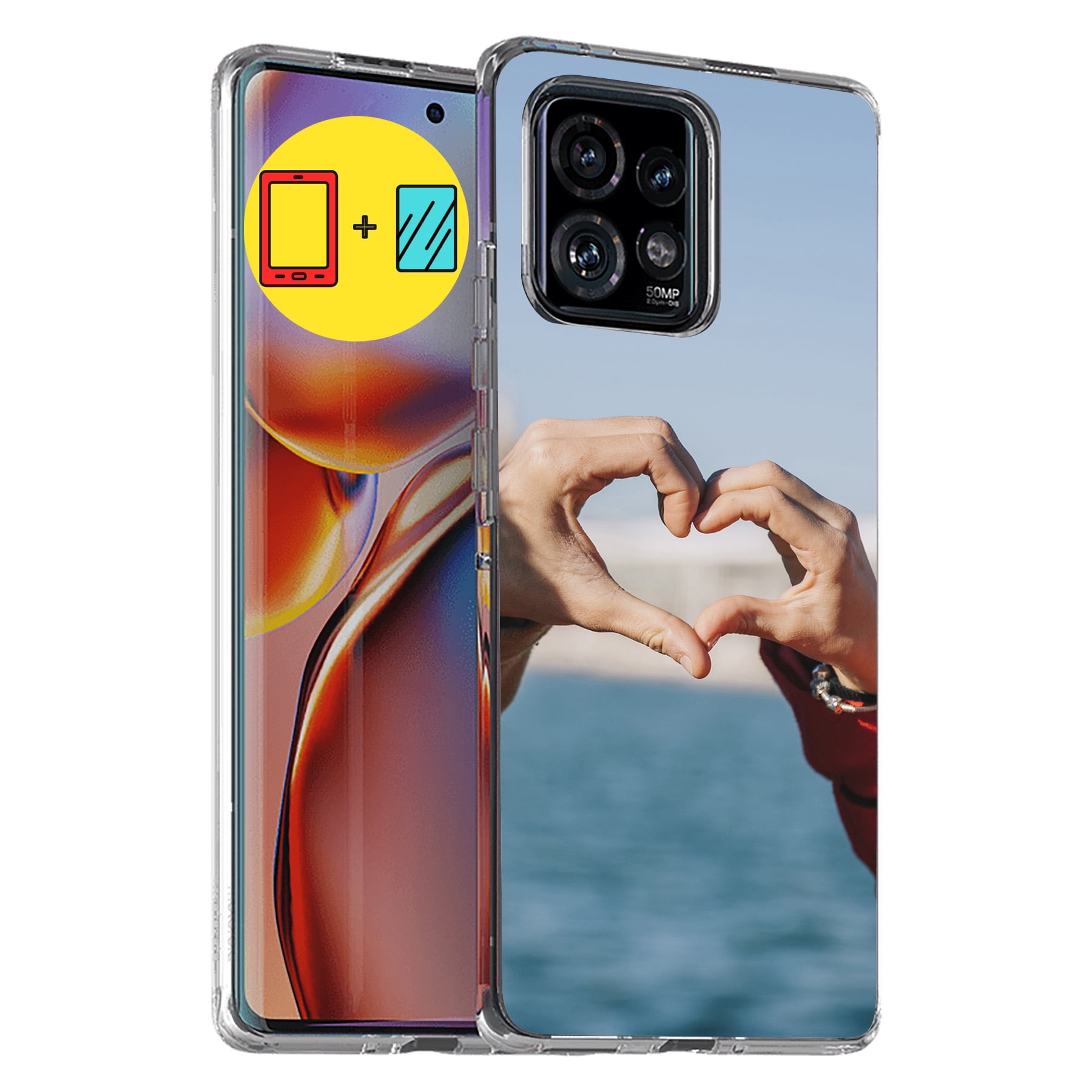 TalkingCase Personalize Custom Phone Case Cover for Motorola Edge Plus ...