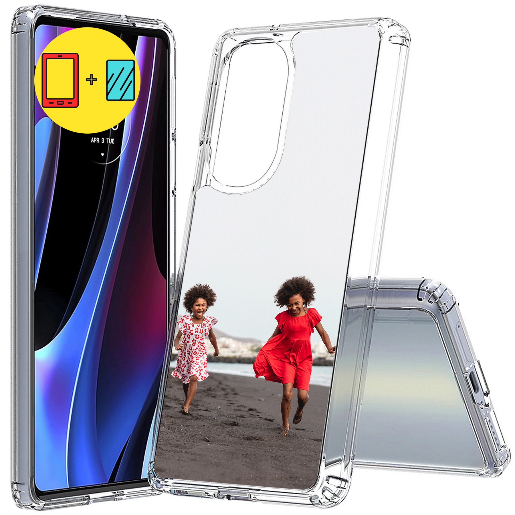 TalkingCase Personalize Custom Phone Case Cover for Motorola Edge Plus ...