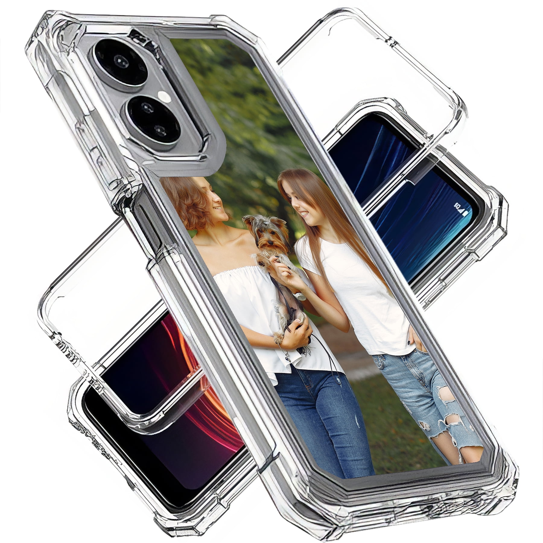 TalkingCase Personalize Full Body Phone Case Cover Made for Boost Celero 5G 2024 (3rd)(Not ...