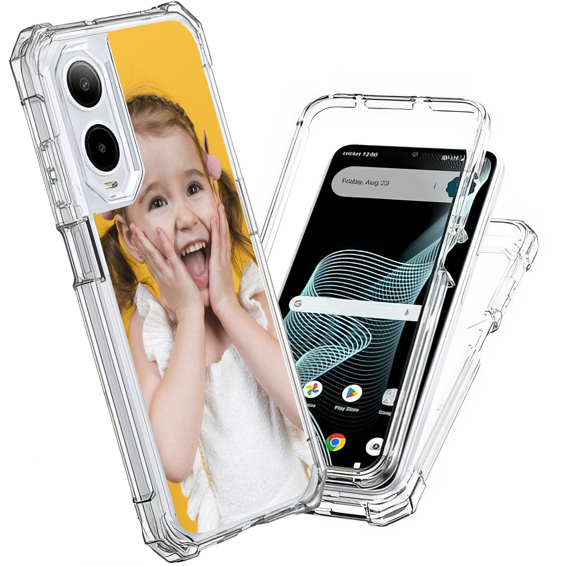 TalkingCase Personalize Full Body Phone Case Cover Made for Cricket ...