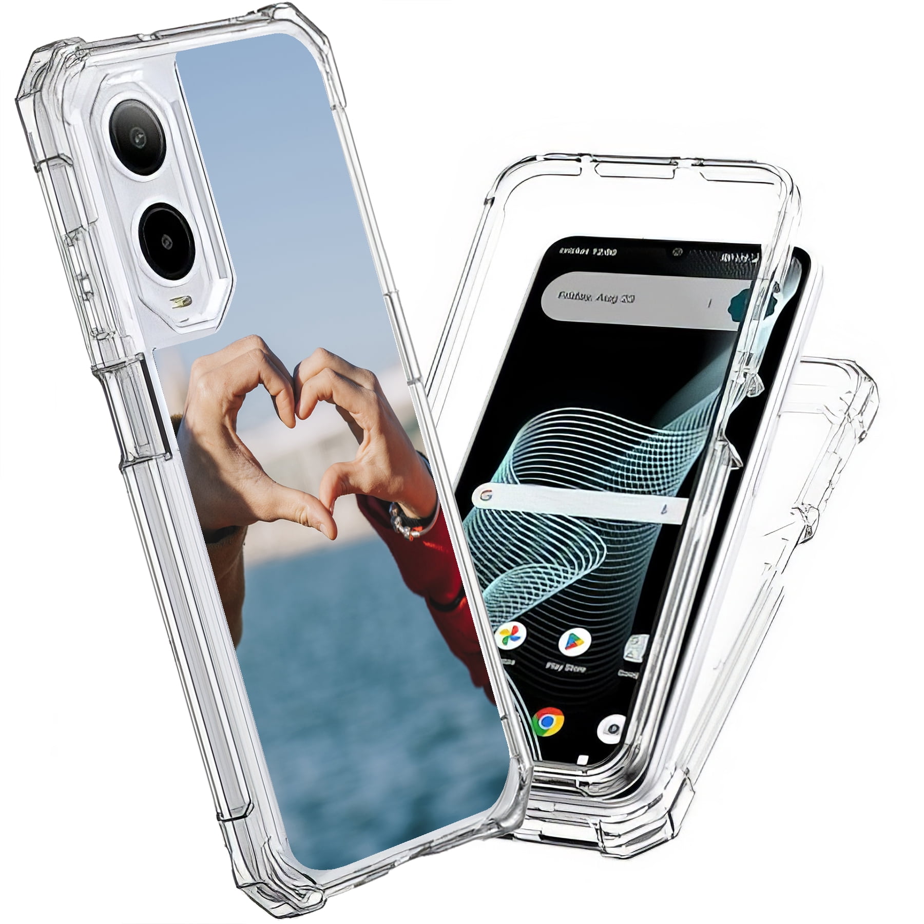 TalkingCase Personalize Full Body Phone Case Cover Made for Cricket ...