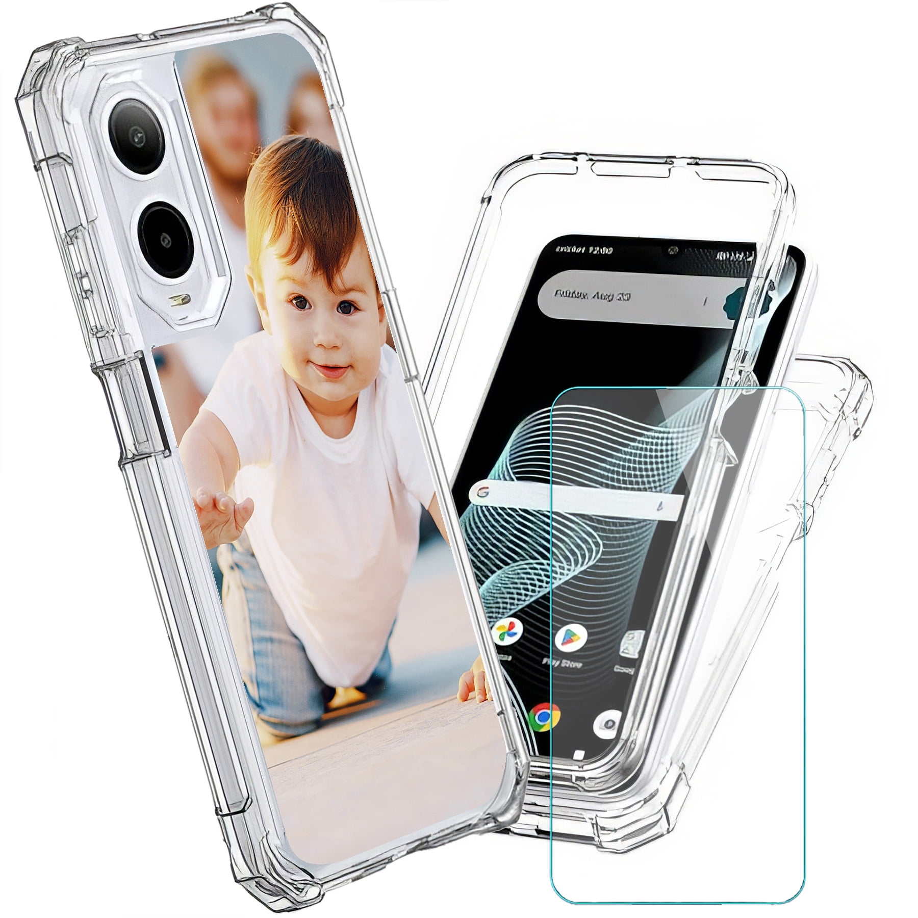TalkingCase Personalize Full Body Phone Case Cover Made for Cricket ...