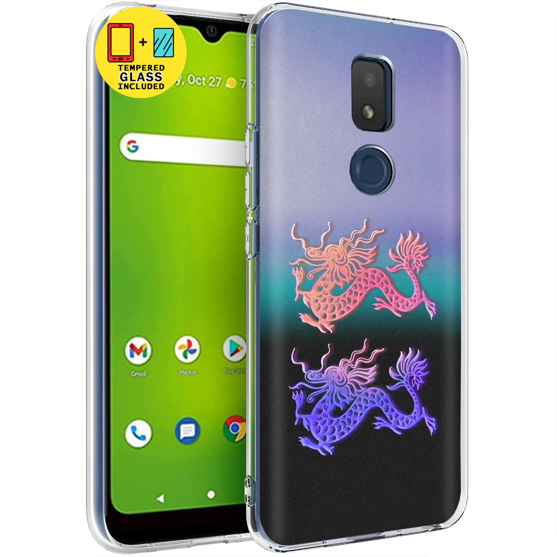 TalkingCase Slim Case Compatible for Cricket Icon 3/Splendor/AT&T ...