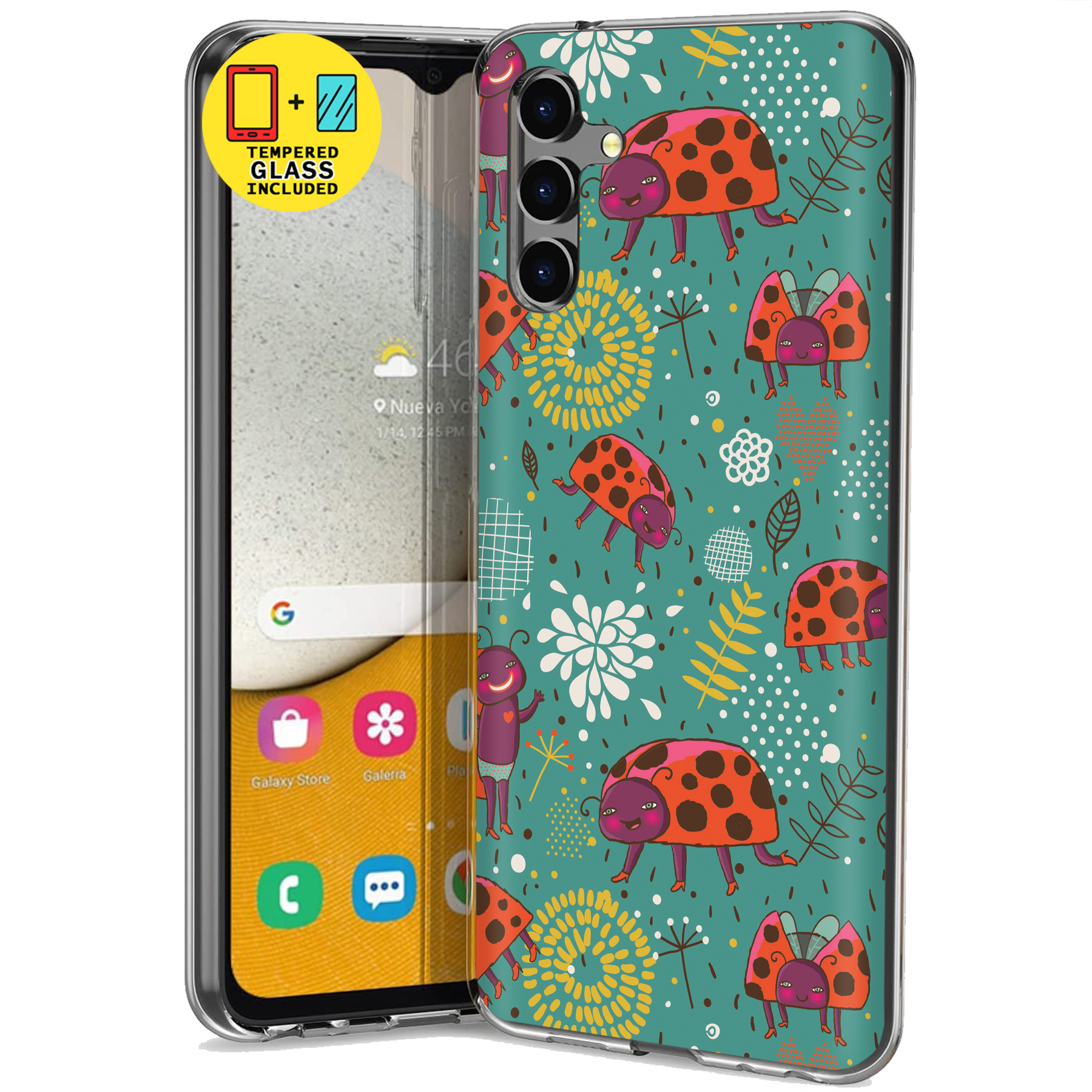 TalkingCase Slim Case Compatible for Samsung Galaxy A13 5G, Glass ...