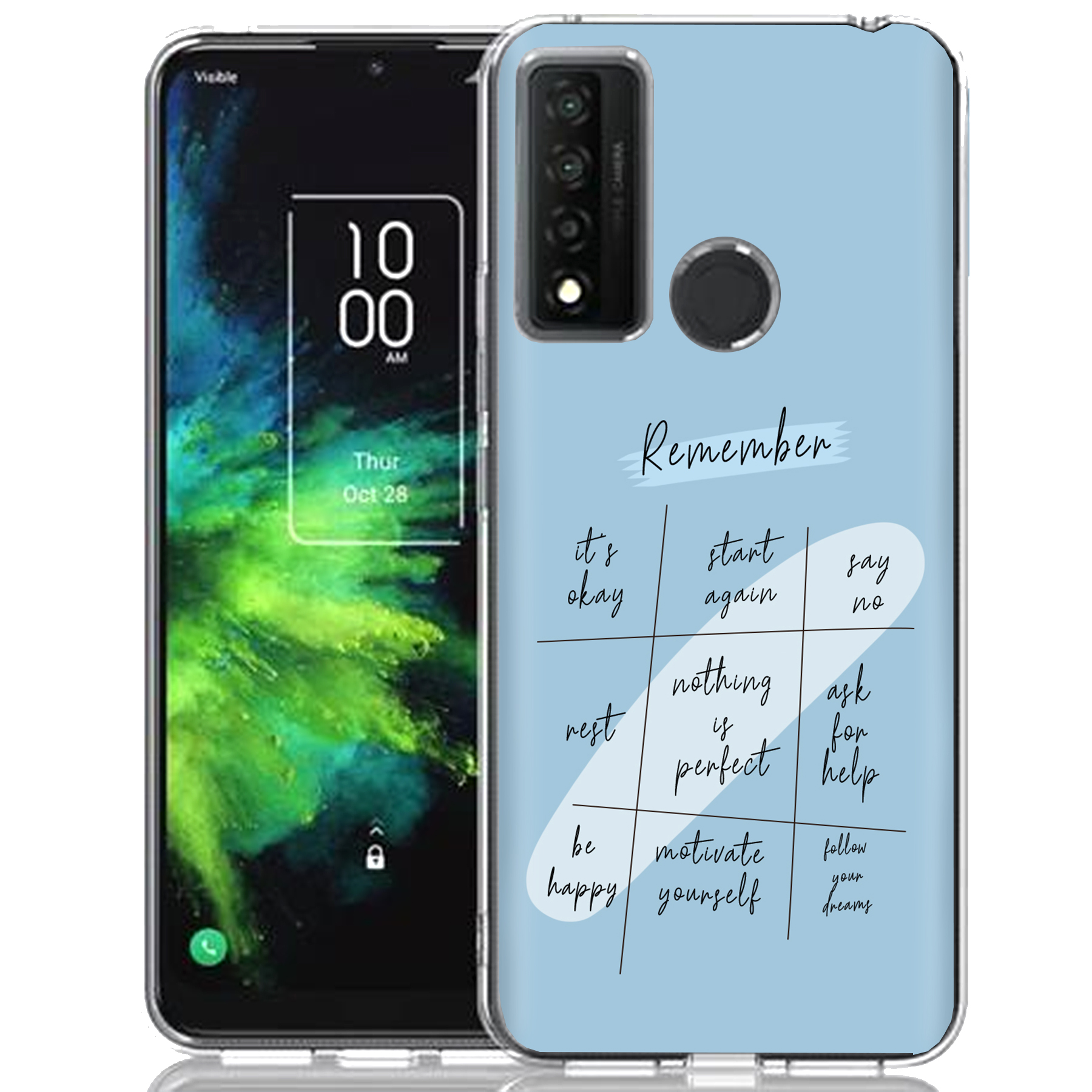 TalkingCase Slim Case Compatible for TCL 20 XE, Tpu Gel Cover, Tic Tac ...