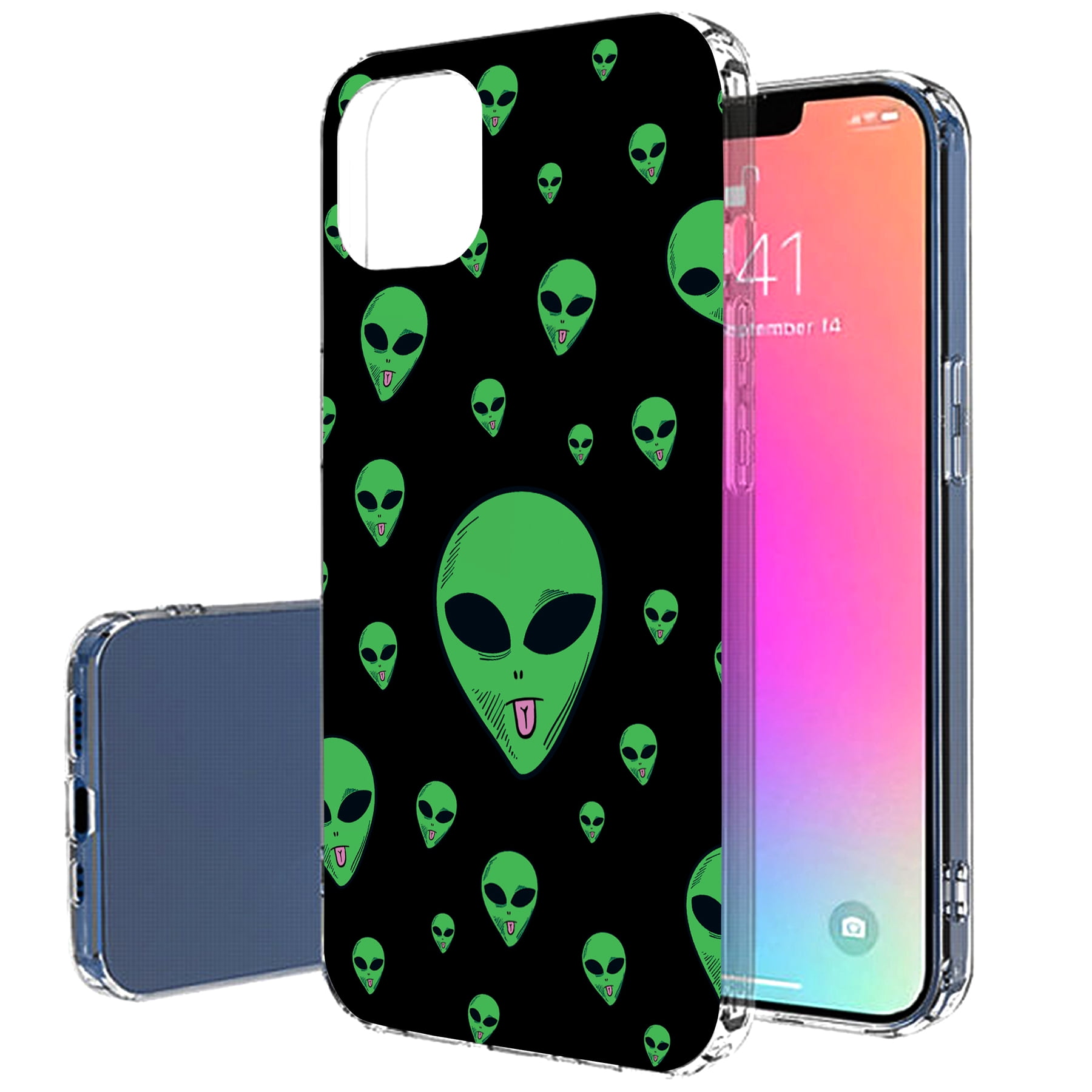 TalkingCase Slim Case for Apple iPhone 13 Mini, Alien Stick Tongue ...