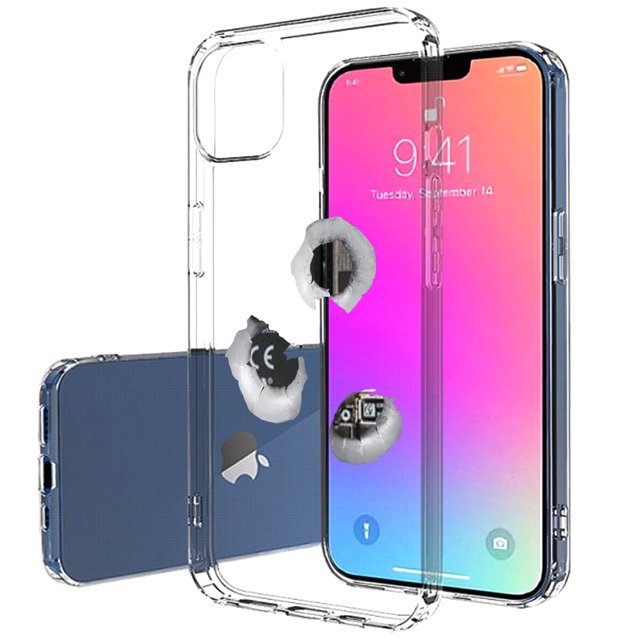 TalkingCase Slim Case for Apple iPhone 13 Mini, Bullet Holes Inside ...