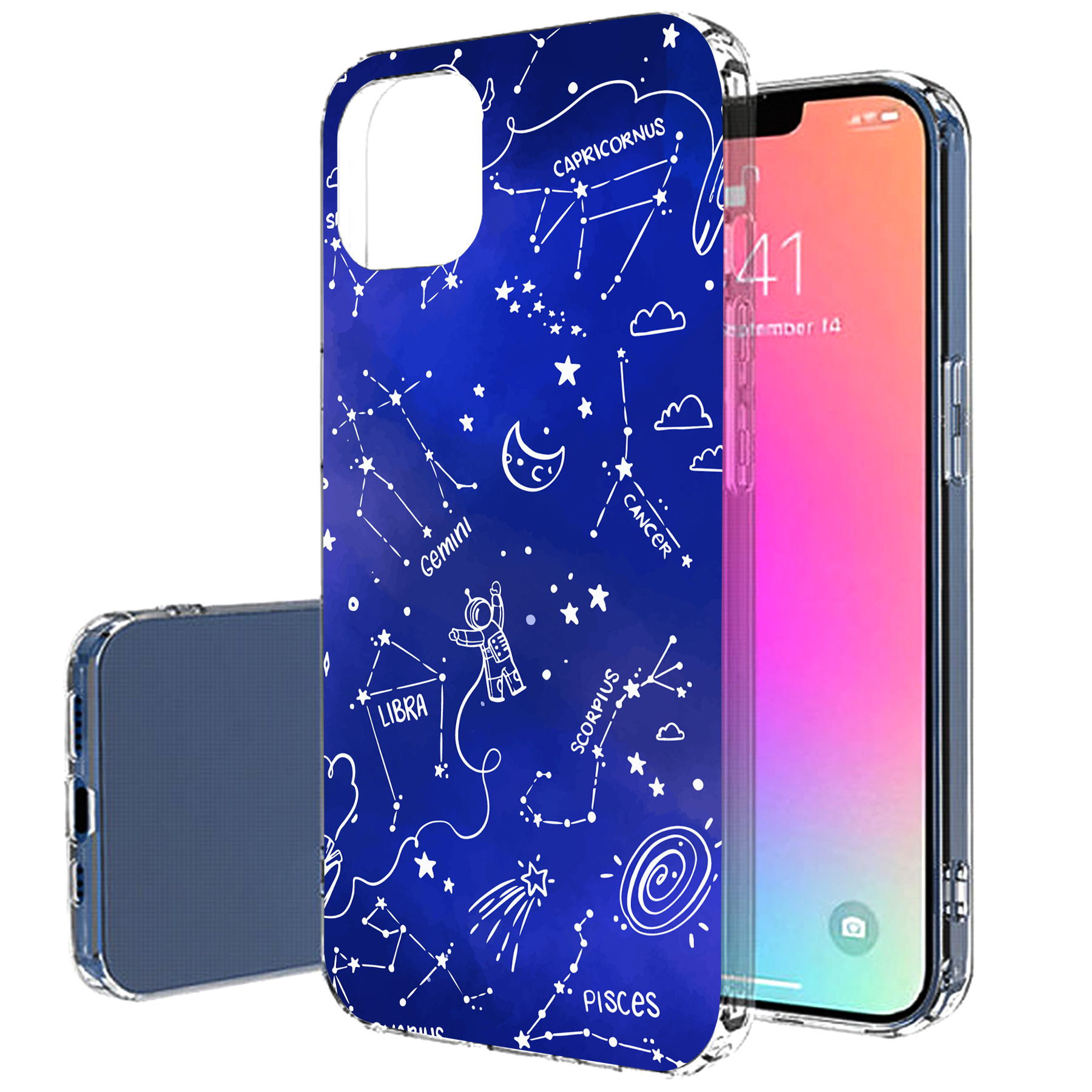 TalkingCase Slim Case for Apple iPhone 13 Pro Max, Astrology Signs 6 ...
