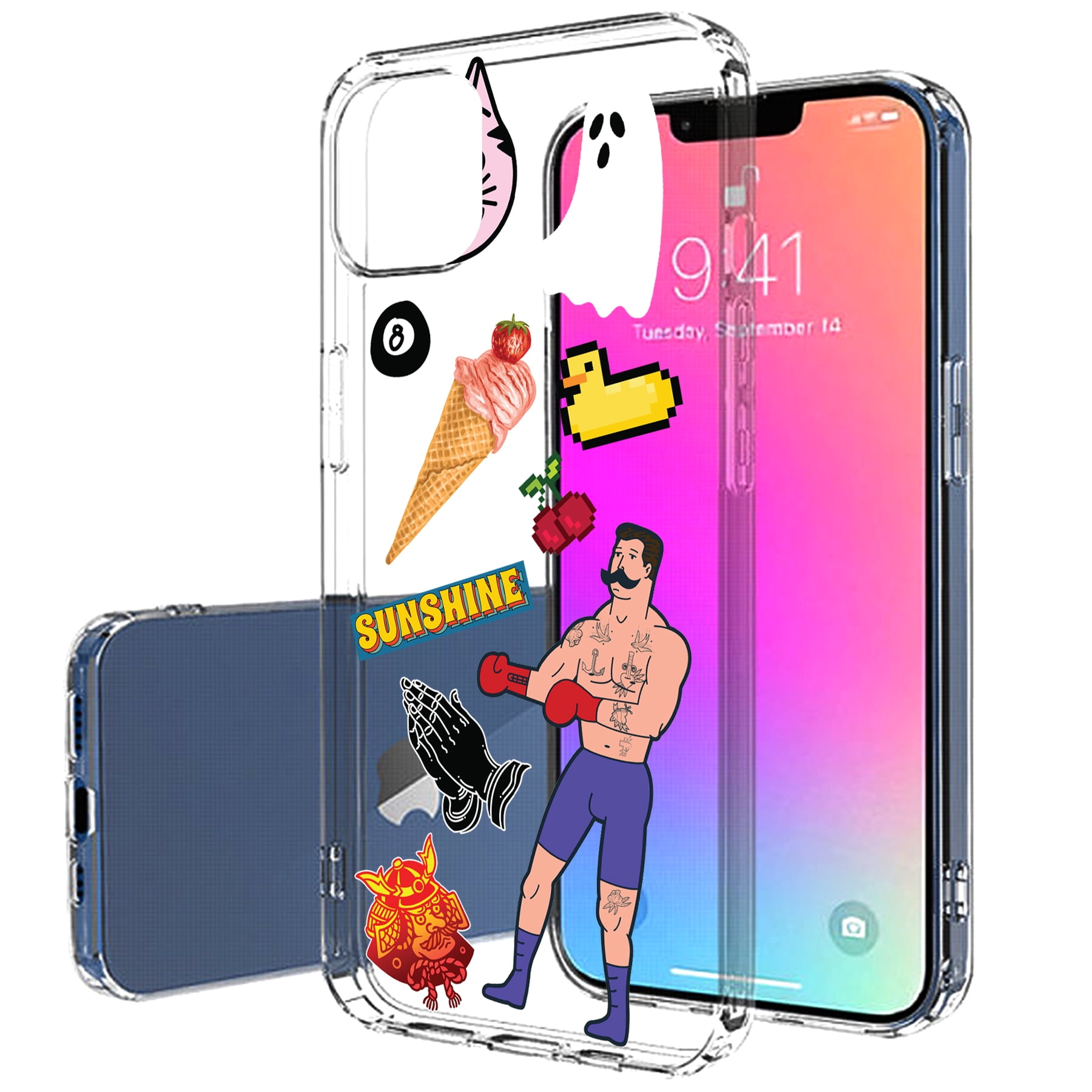 TalkingCase Slim Case for Apple iPhone 13 Pro Max, Boxing Ice Cream ...