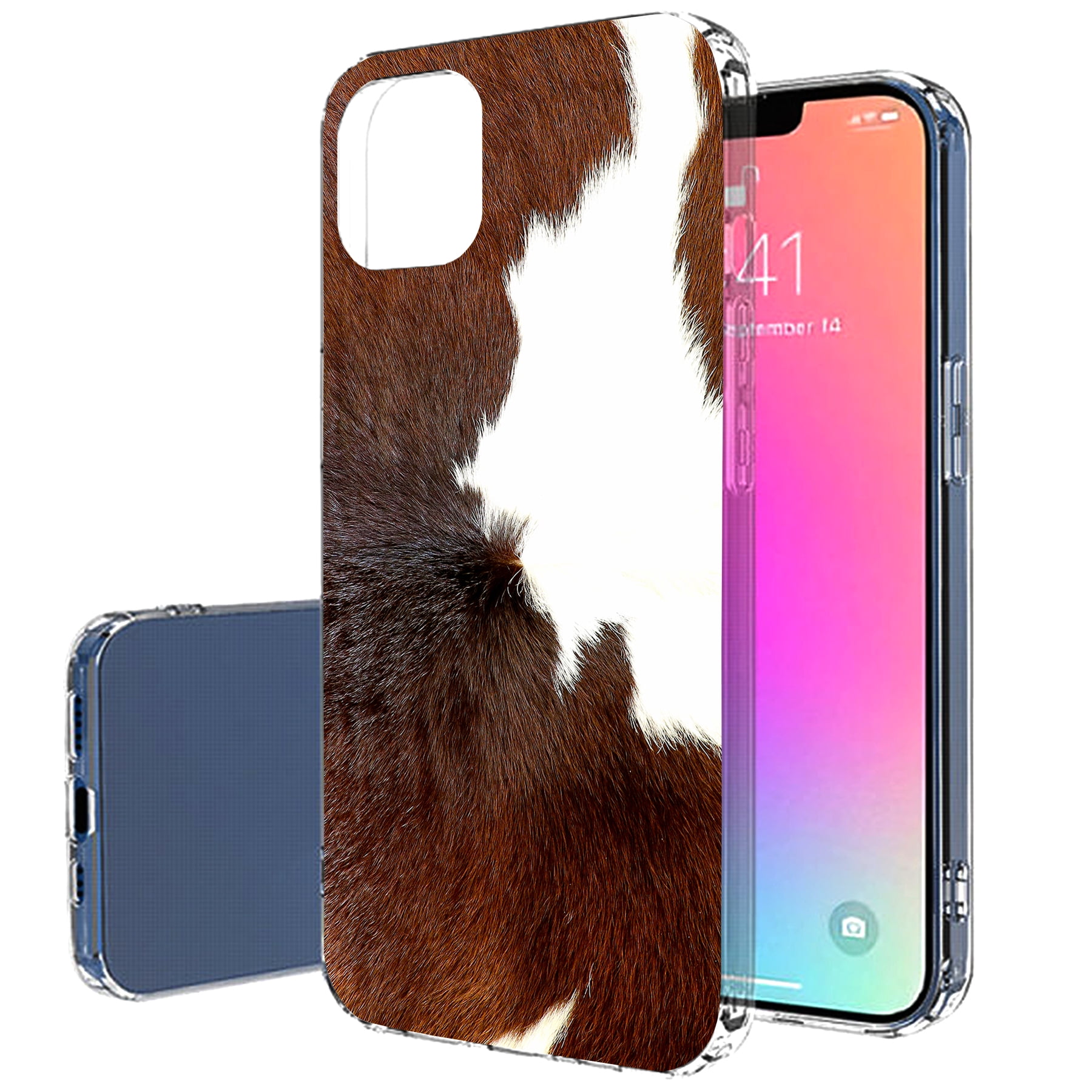 TalkingCase Slim Case for Apple iPhone 13 Pro Max, Dairy Cow Fur Print ...
