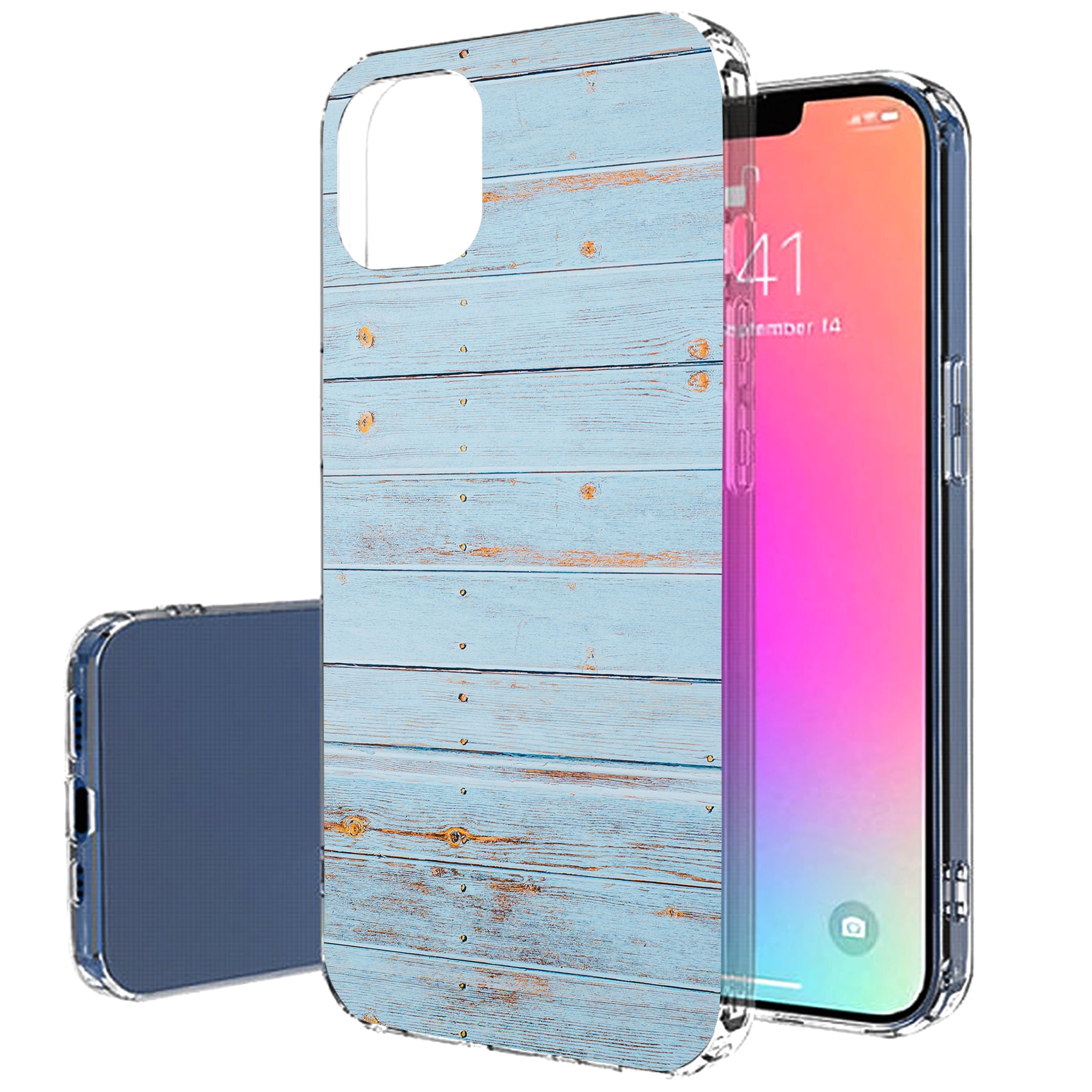 TalkingCase Slim Case for Apple iPhone 13 Pro Max, Wood Grain 17 Print ...