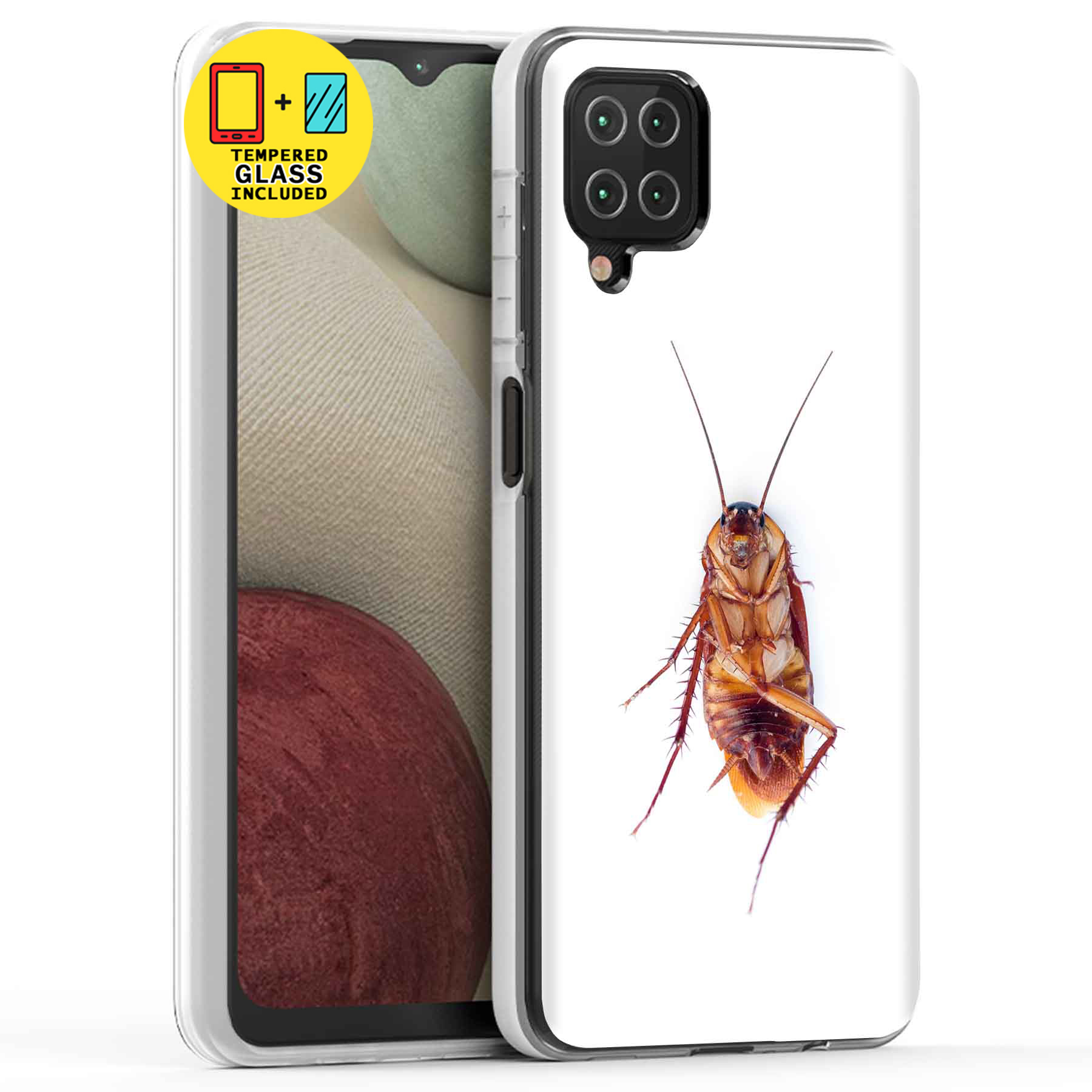 TalkingCase Slim Case for Samsung Galaxy A12 4G (Not Fit 5G), Glass ...