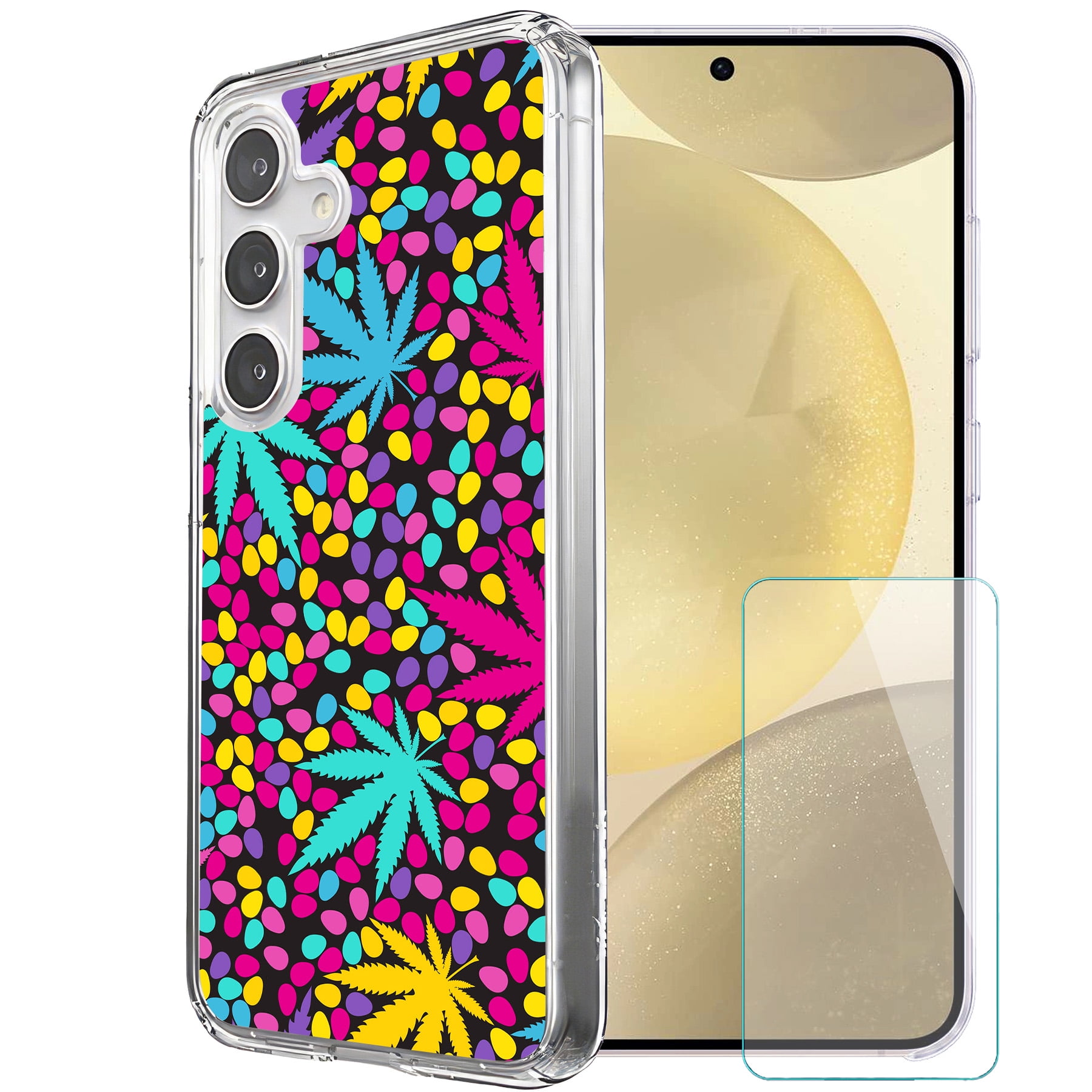 TalkingCase Slim Fit Phone Case Compatible for Samsung Galaxy S24(Not S24+, S24 Ultra), Colorful ...