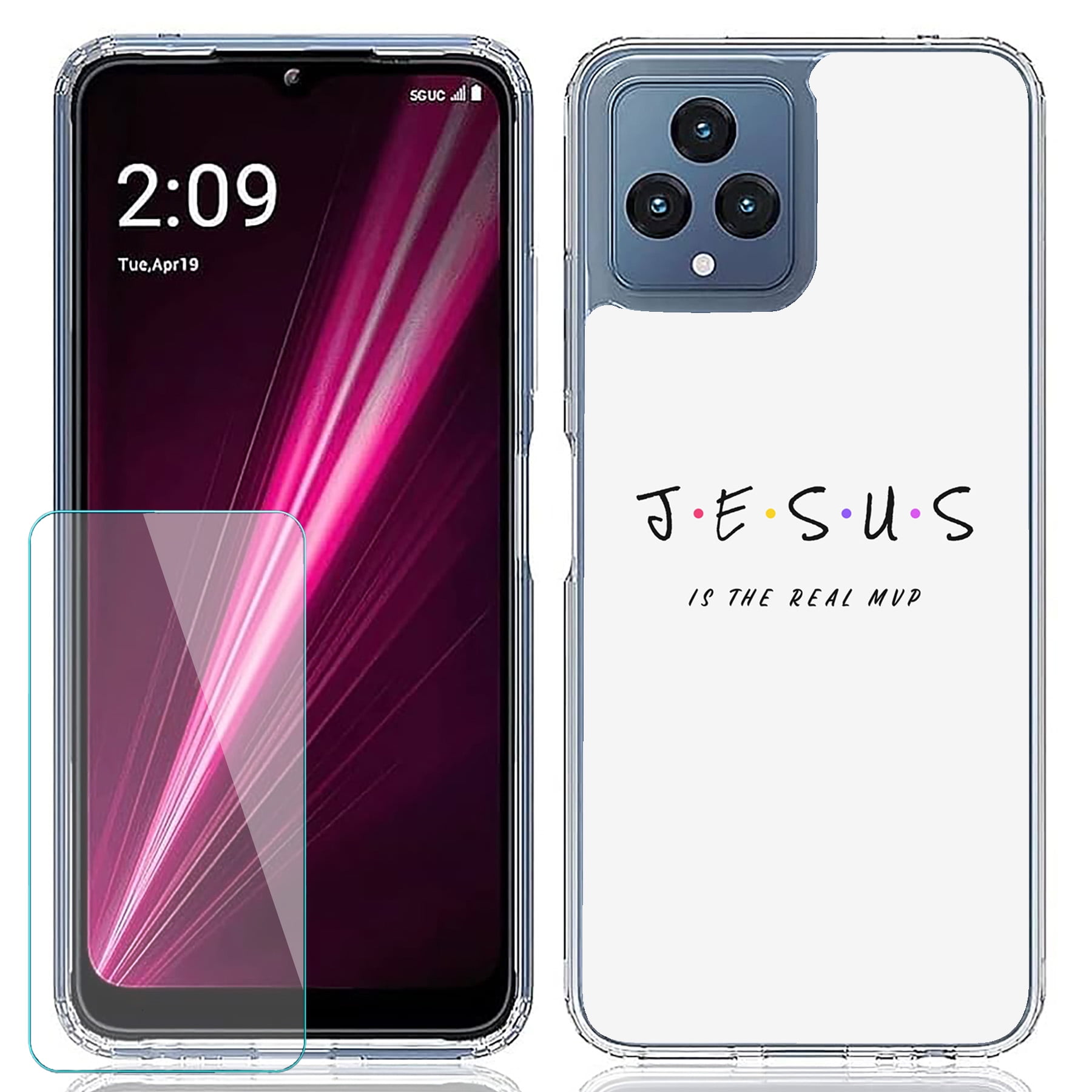 TalkingCase Slim Fit Phone Case Compatible for T-Mobile REVVL 6/6X 5G(Not REVVL 6 Pro), Jesus is ...