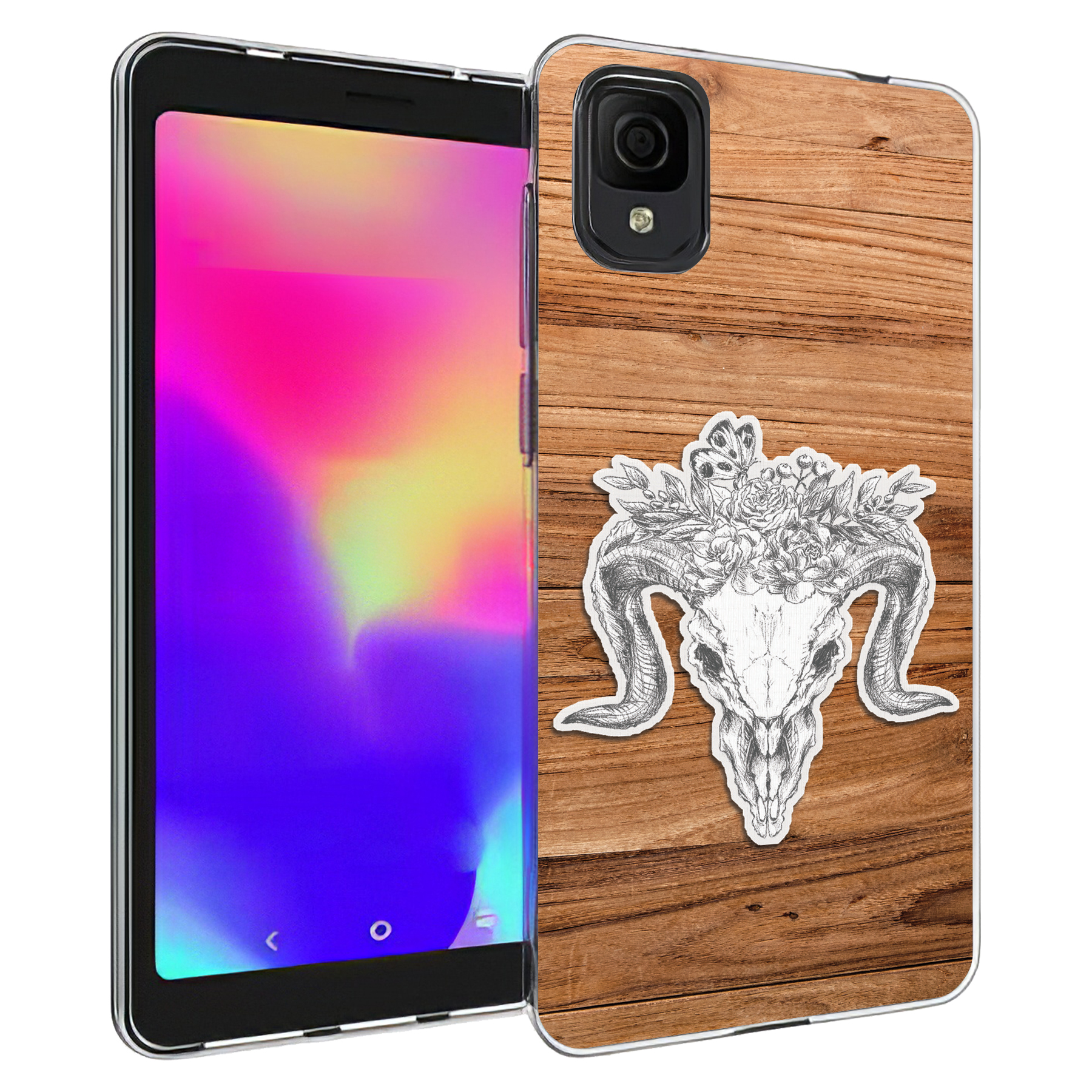 TalkingCase Slim Fit Phone Case Compatible for TCL ION Z, Croissant ...