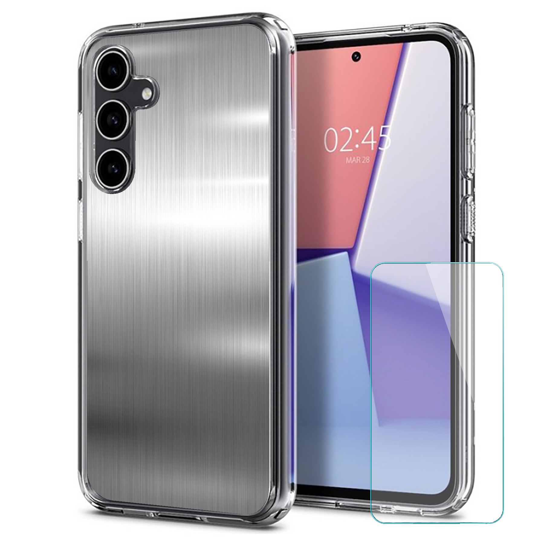 TalkingCase Slim Fit Phone Case Made for Samsung Galaxy S23 FE, Brushed ...