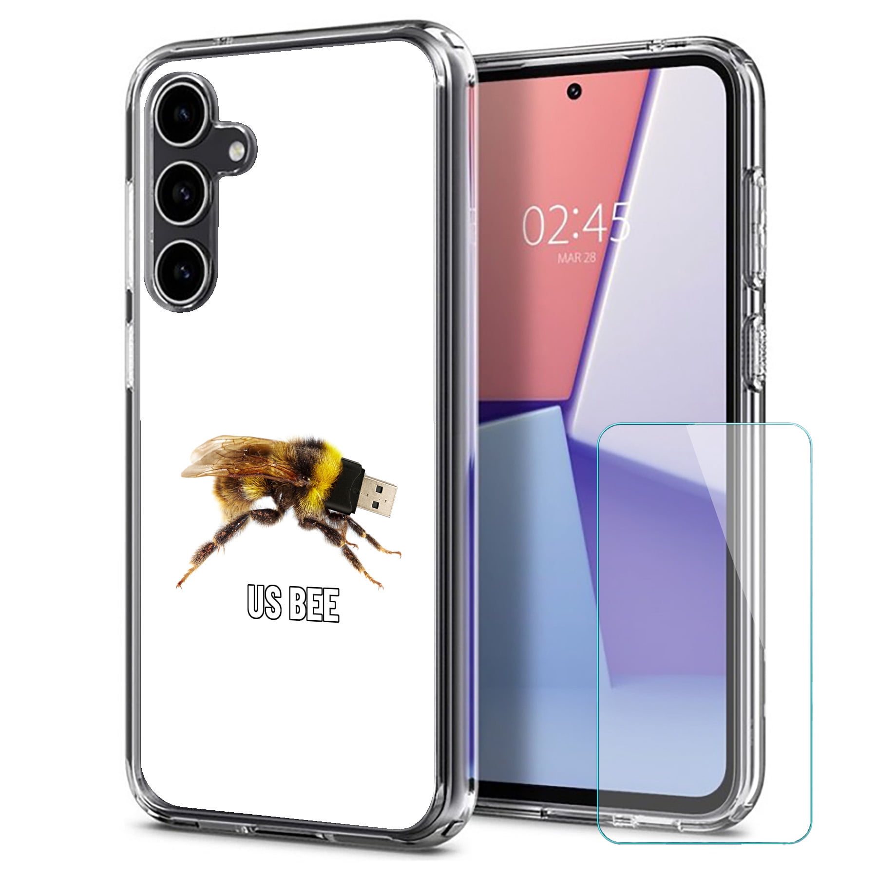TalkingCase Slim Fit Phone Case Made for Samsung Galaxy S23 FE, US BEE ...