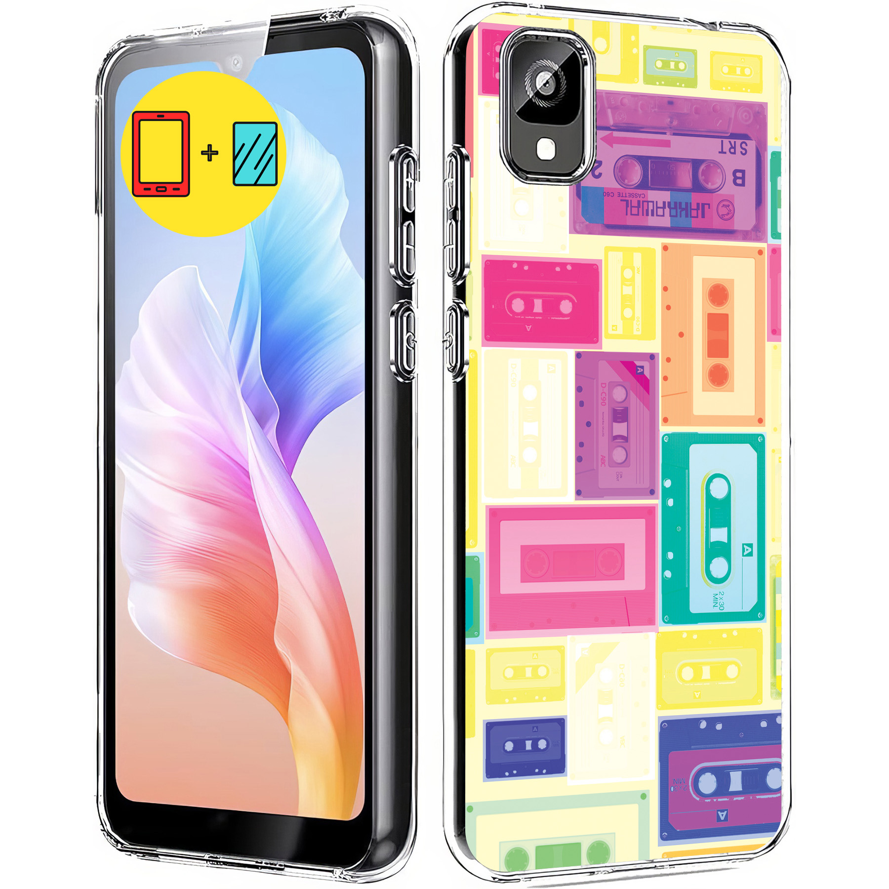 TalkingCase Slim Fit Phone Case Made for TCL 30 Z / 30 LE, Abstract ...