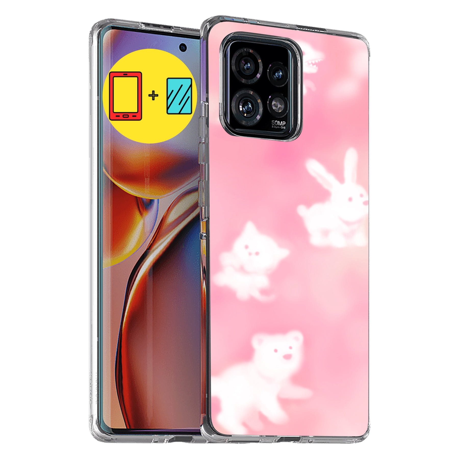 TalkingCase Slim Phone Case Compatible for Motorola Edge Plus 2023 ...