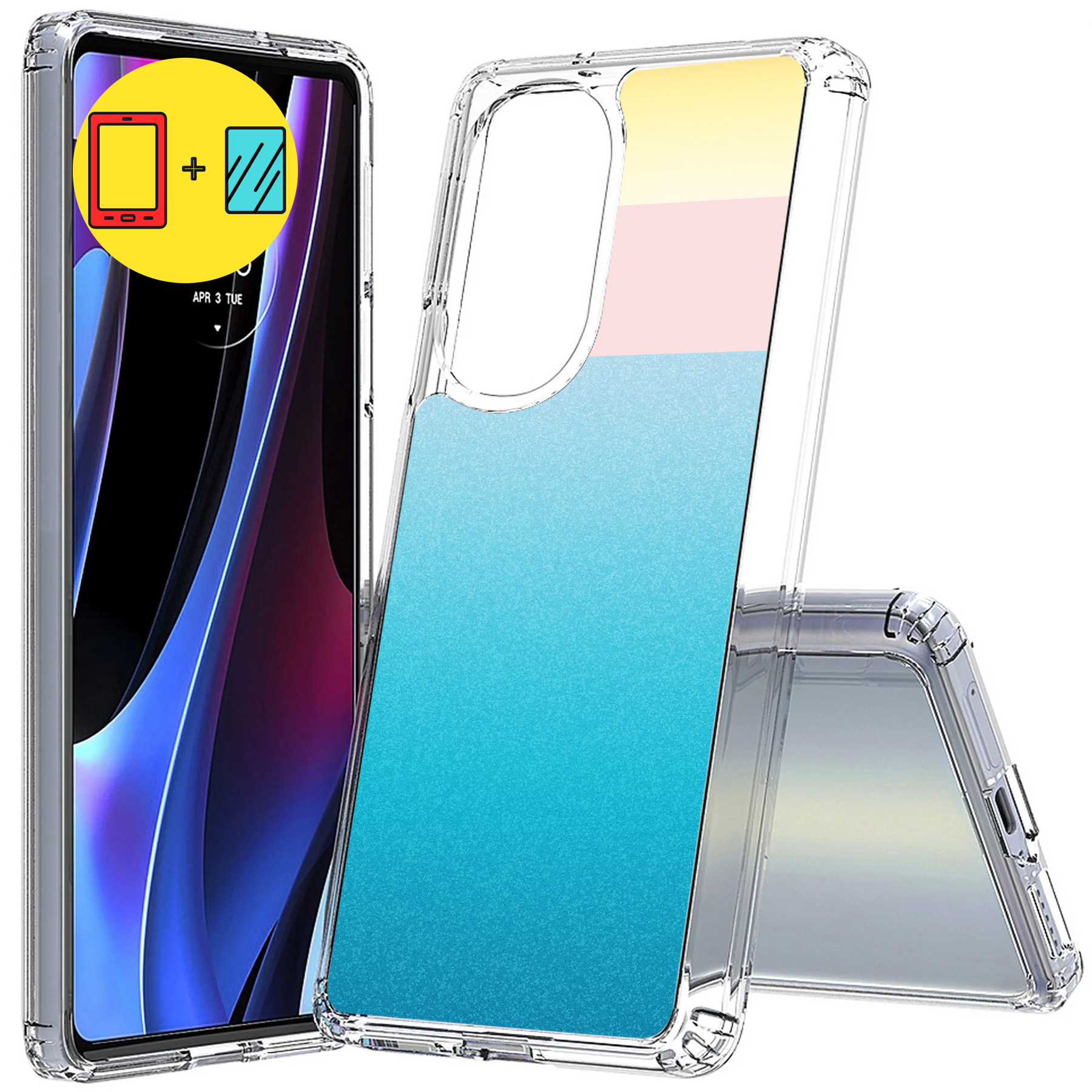 TalkingCase Slim Phone Case Compatible for Motorola Edge Plus 5G UW ...