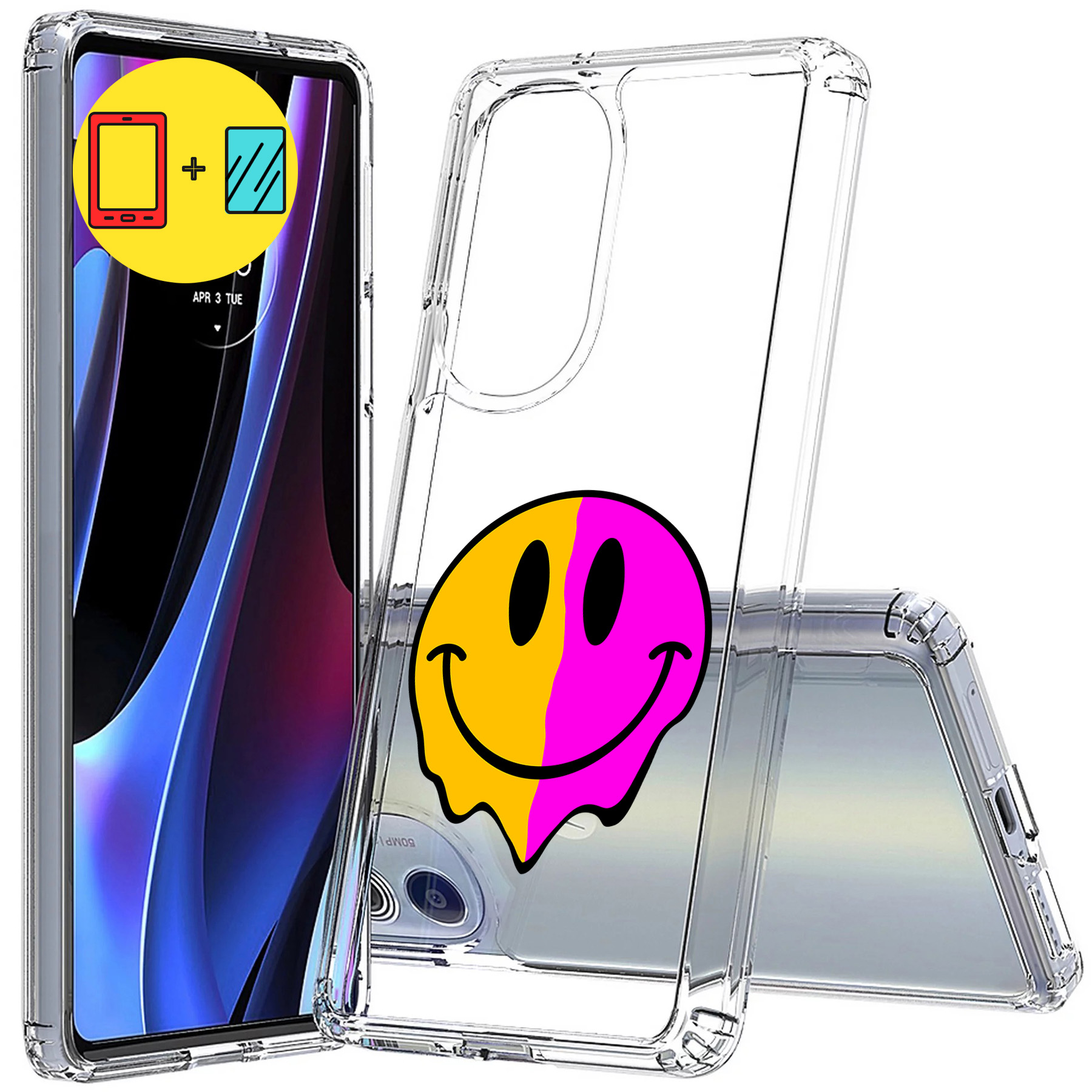 TalkingCase Slim Phone Case Compatible for Motorola Edge Plus 5G UW ...