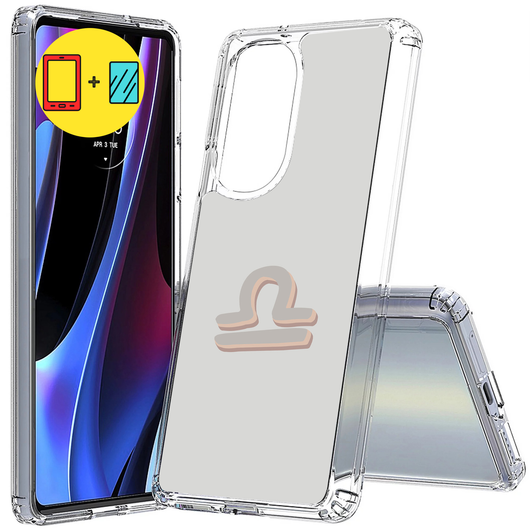 TalkingCase Slim Phone Case Compatible for Motorola Edge Plus 5G UW ...