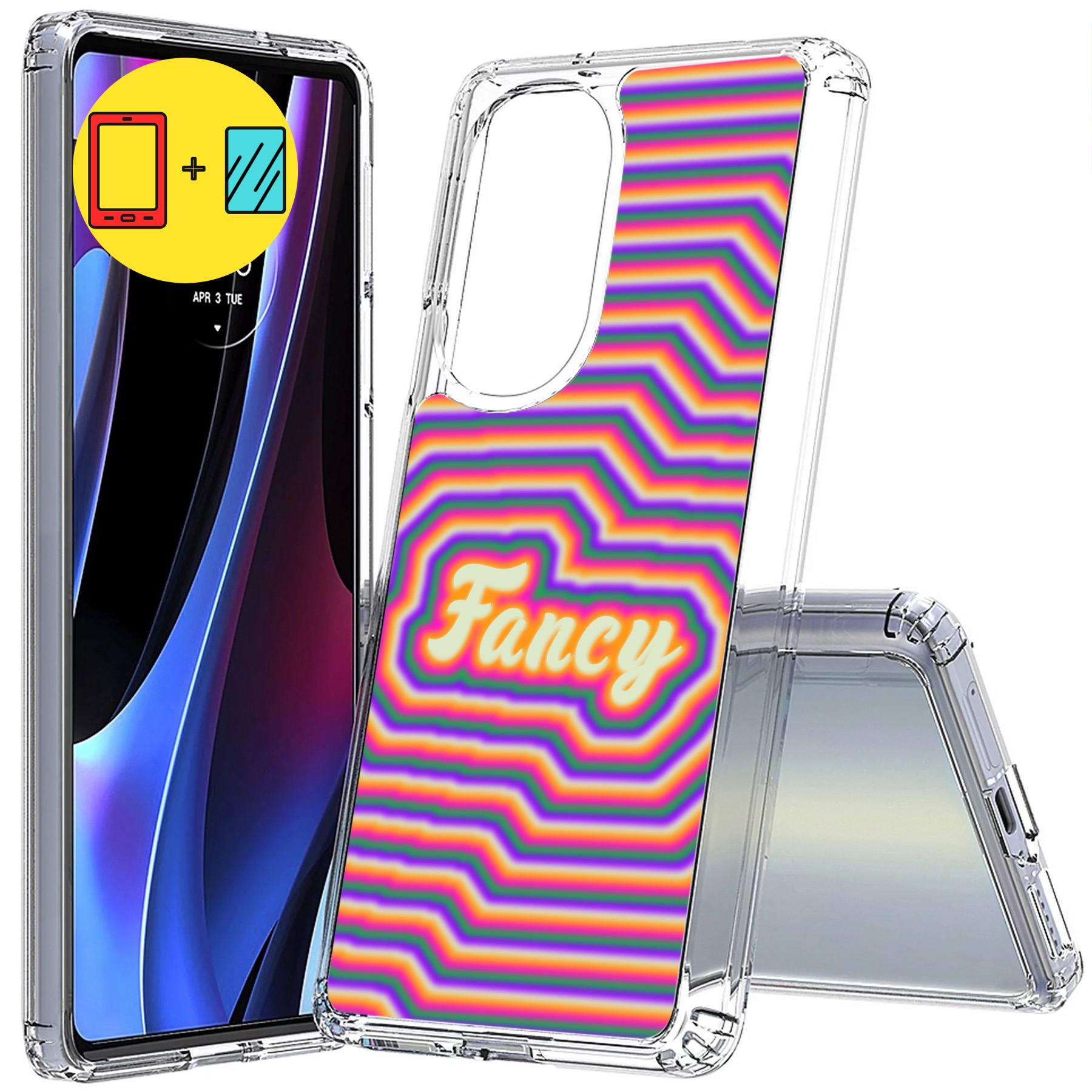 TalkingCase Slim Phone Case Compatible for Motorola Edge Plus 5G UW ...